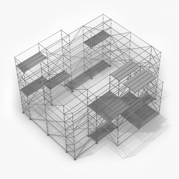 Strong Cantilever Structure - Layher Multidirectional Scaffolding 3D ...