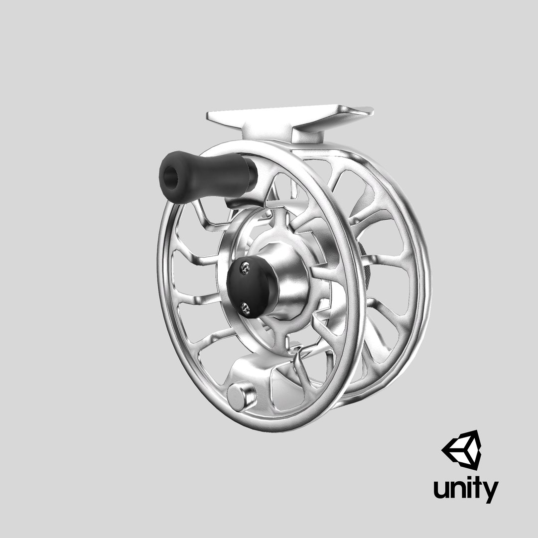 Fly reel steel 3D - TurboSquid 1343019
