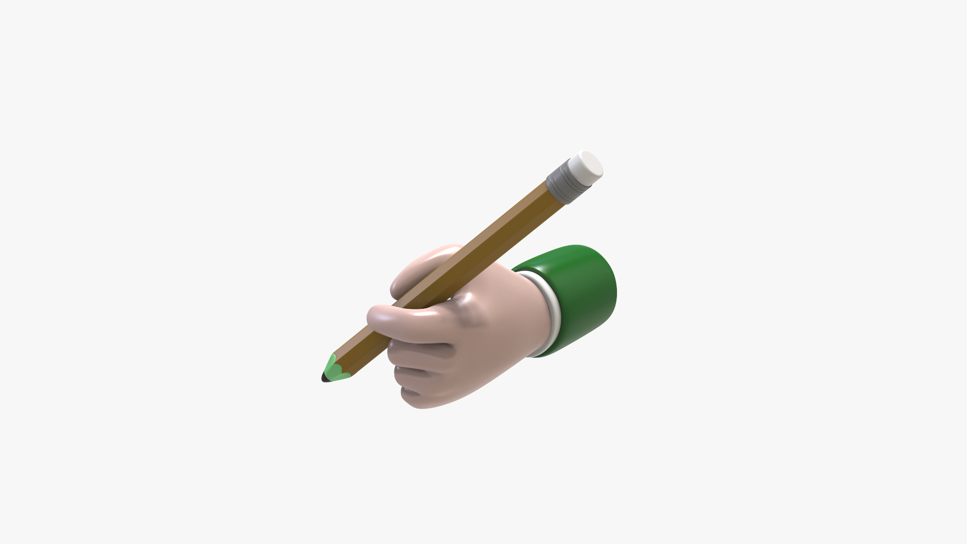 Hand Holding Pen 3D Model - TurboSquid 2400503