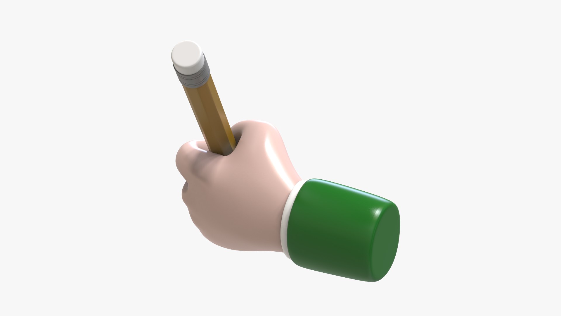Hand Holding Pen 3D Model - TurboSquid 2400503
