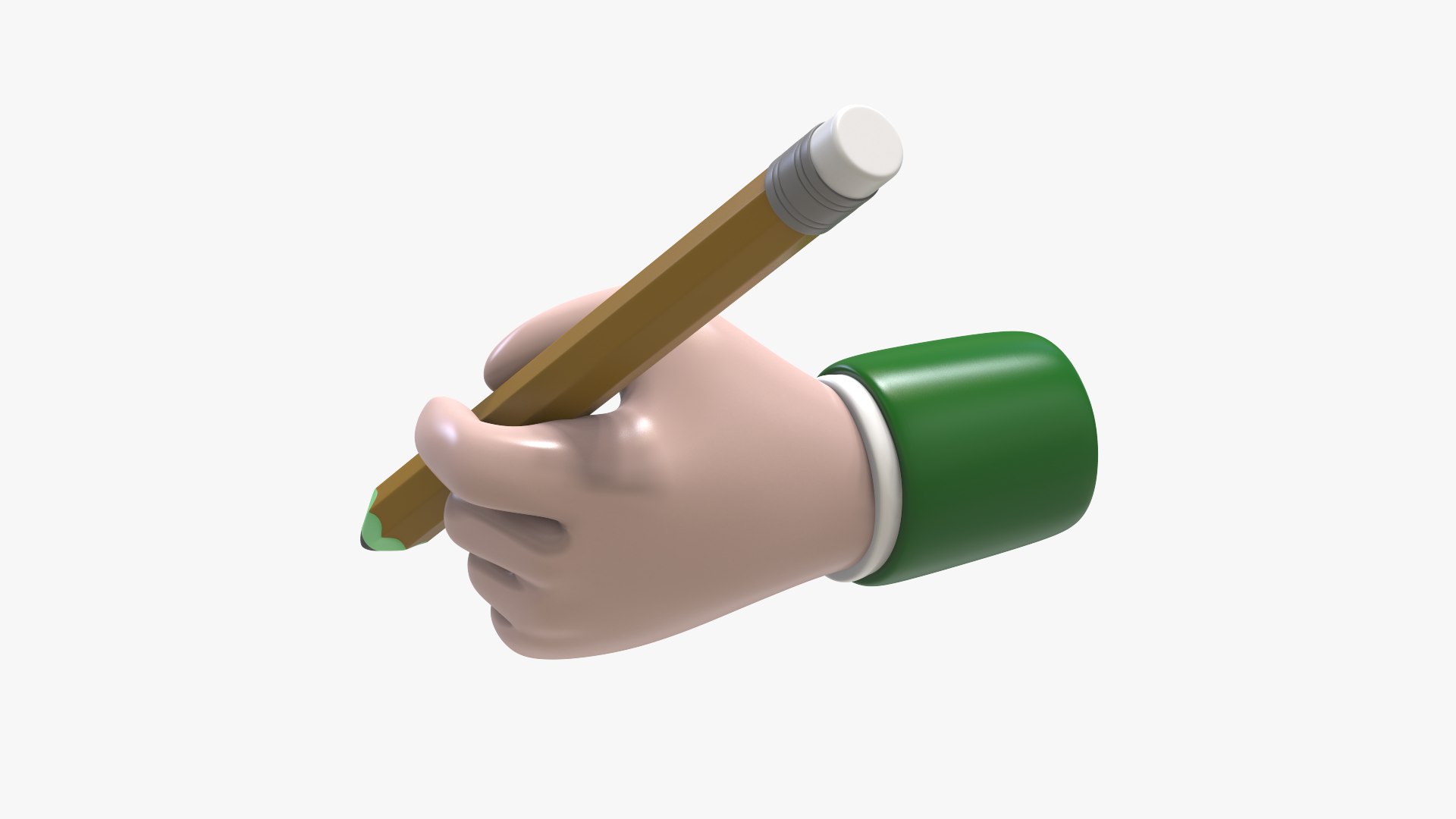 Hand Holding Pen 3D Model - TurboSquid 2400503