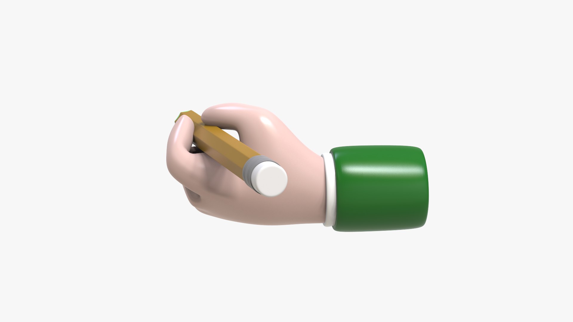 Hand Holding Pen 3D Model - TurboSquid 2400503