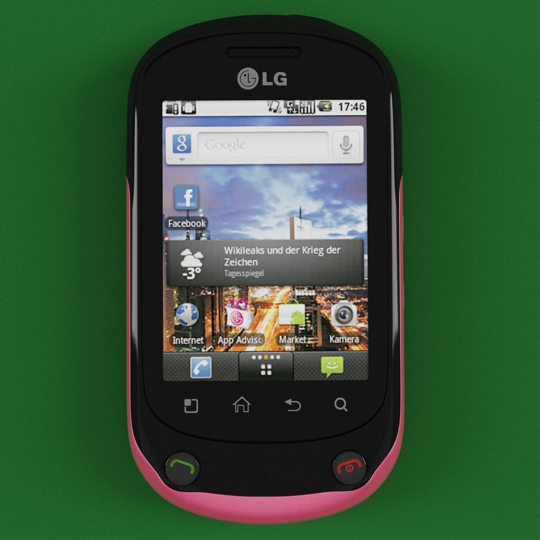 3d lg c550 optimus chat