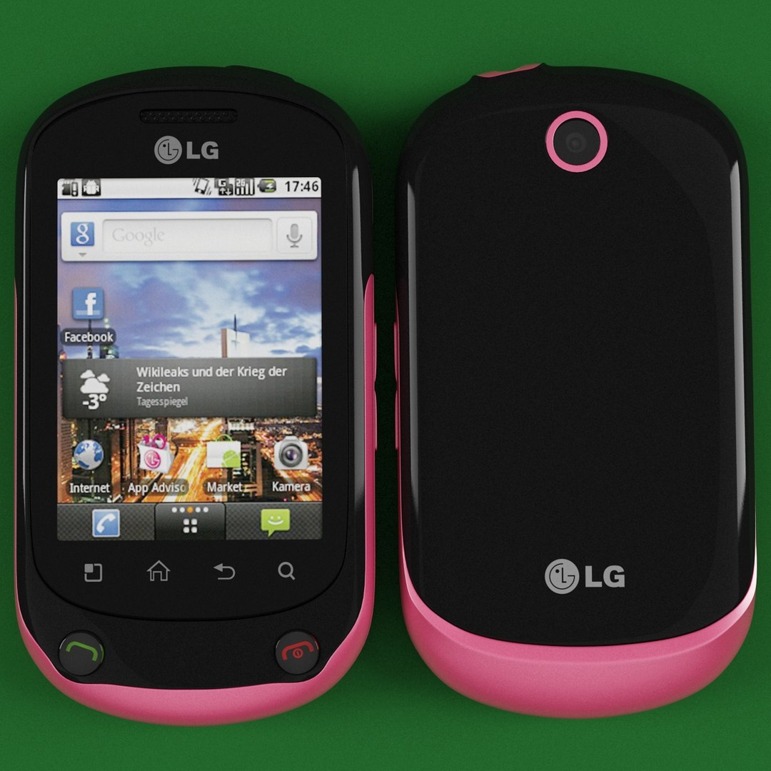 3d lg c550 optimus chat
