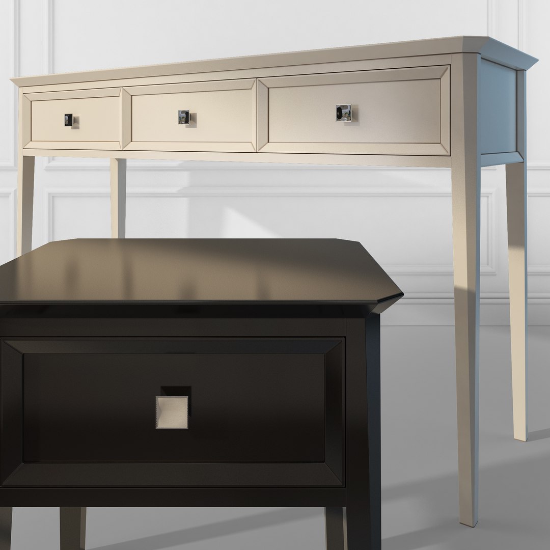 3D Bedside Console - TurboSquid 1403138