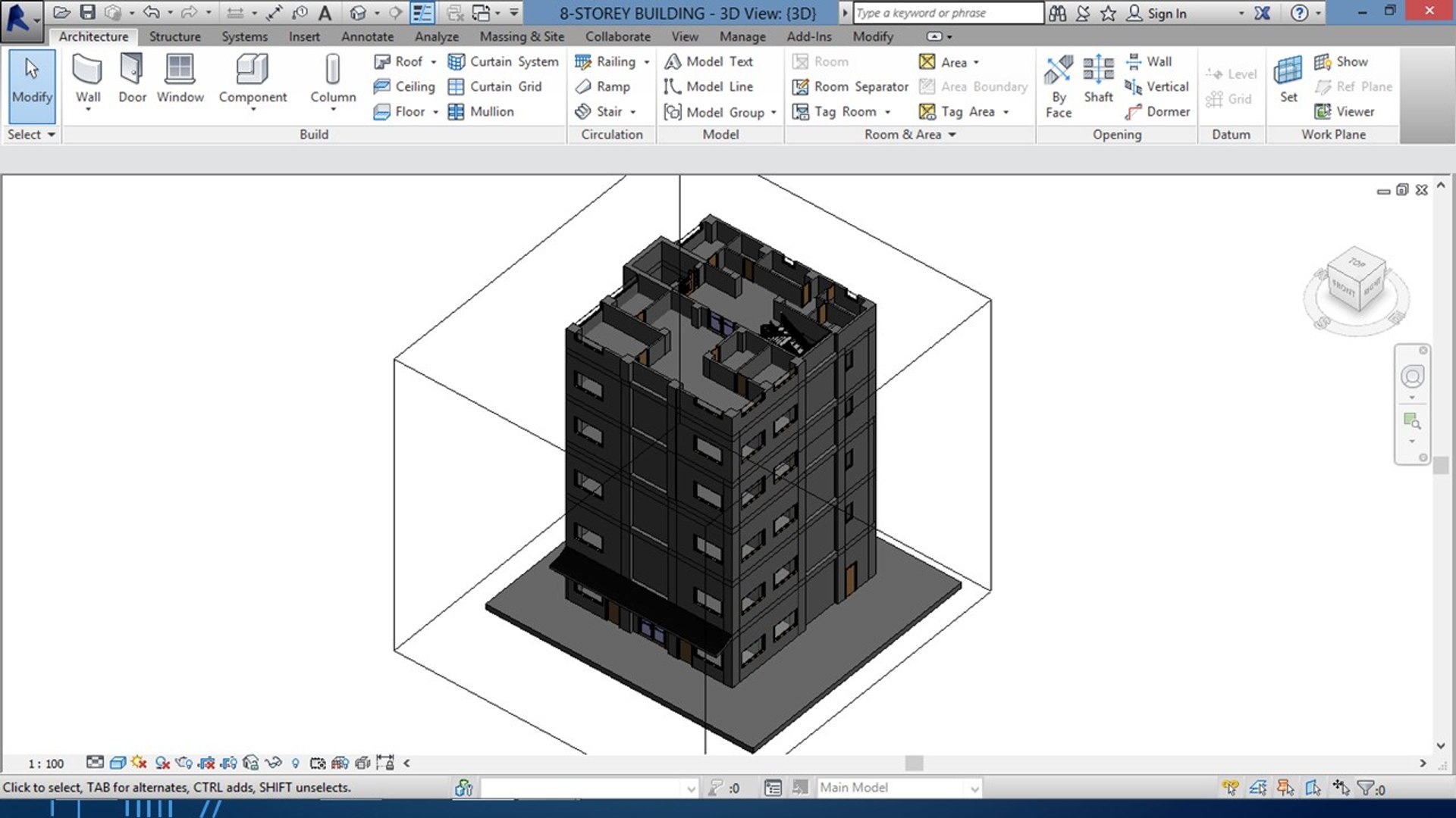3D Model 8-storey Building - TurboSquid 1305676