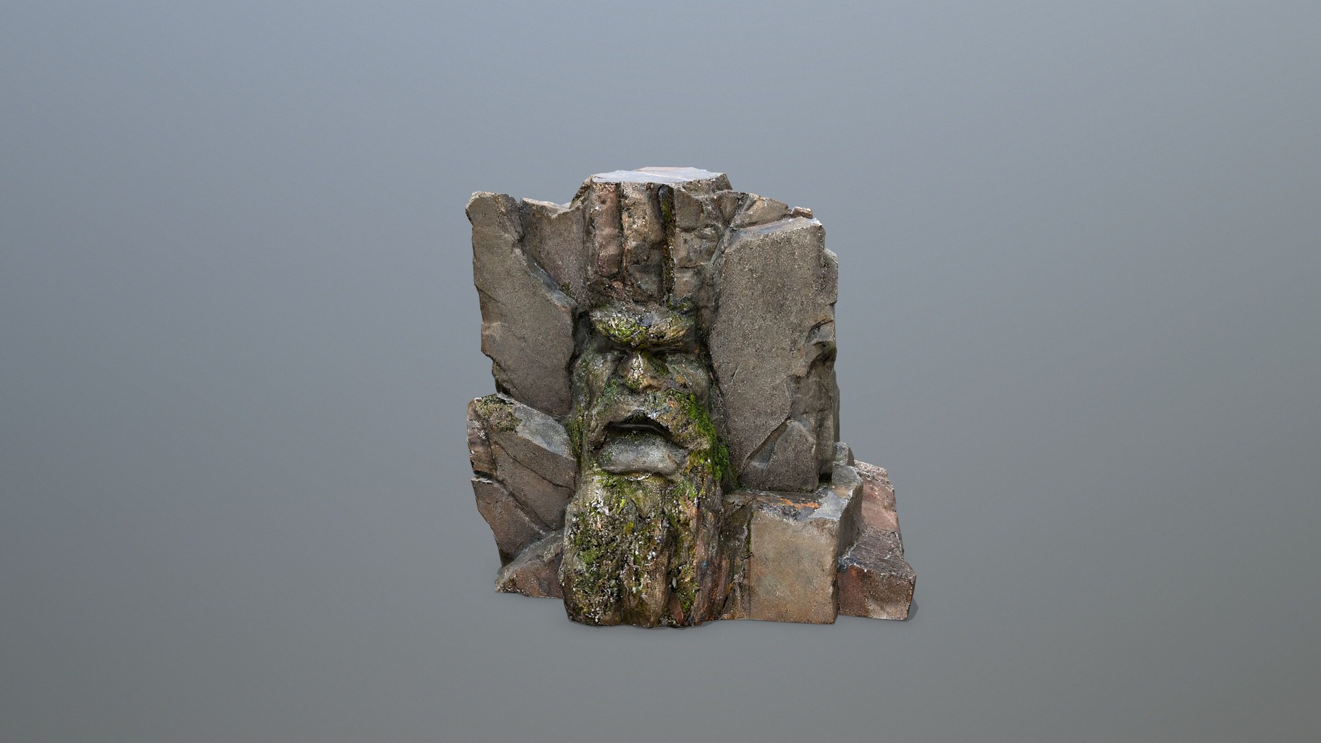 3D Mountain Face Model - TurboSquid 2216519