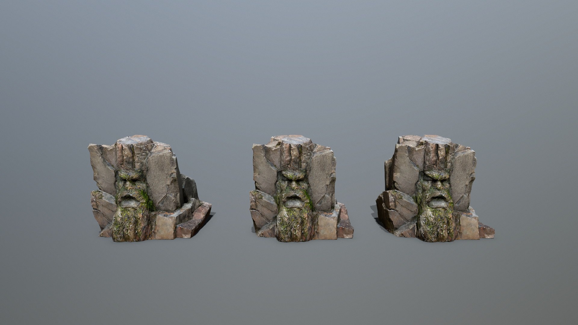 3D Mountain Face Model - TurboSquid 2216519