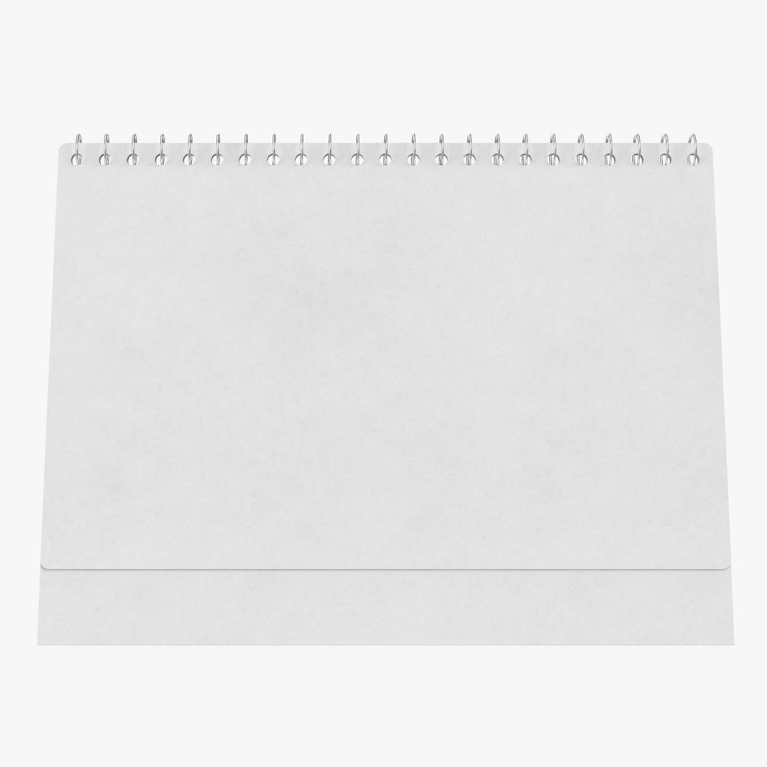 Desktop Calendar Template 3D - TurboSquid 1485064