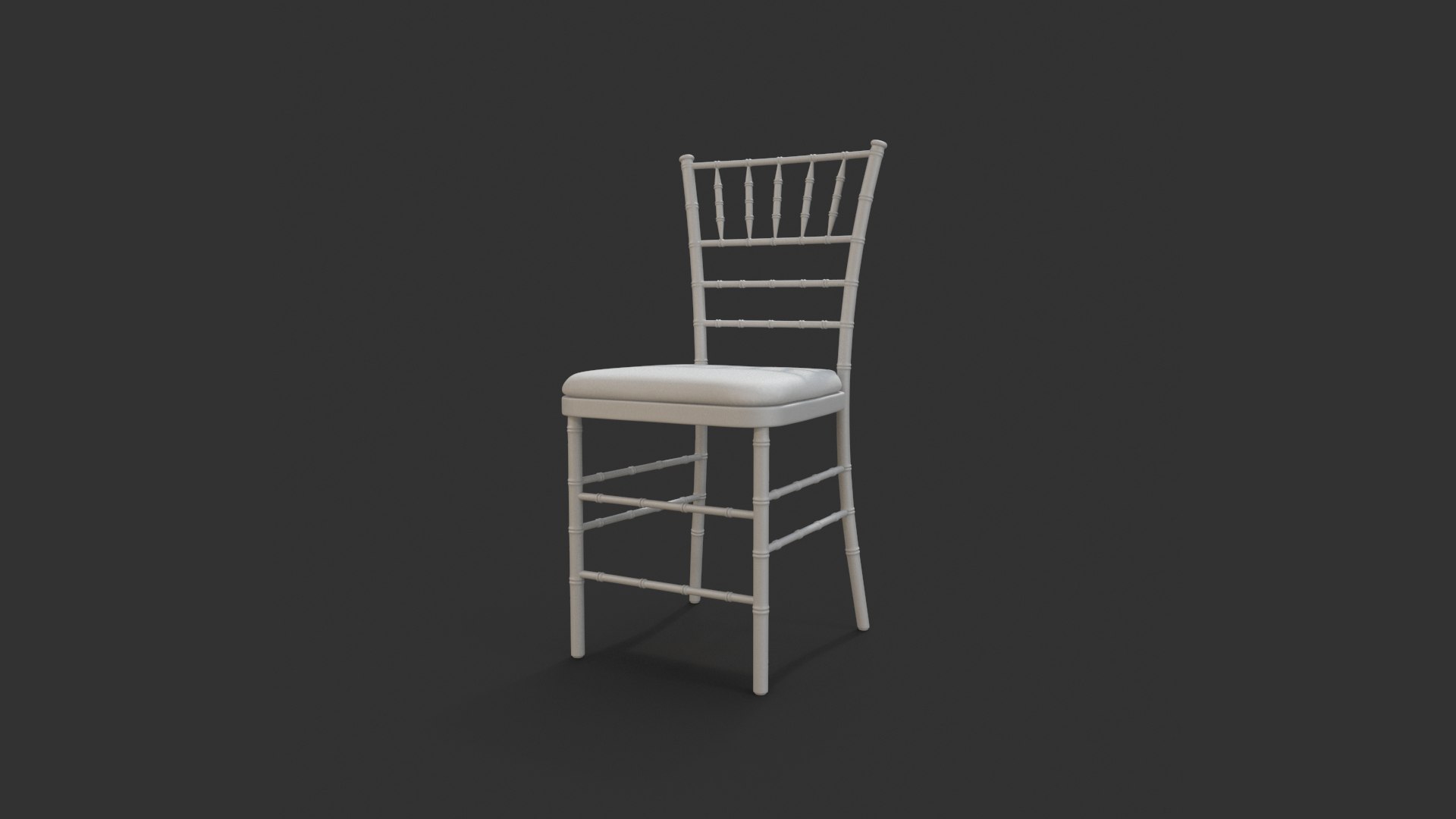 Event Chiavari Chairs White 3D model - TurboSquid 1974804