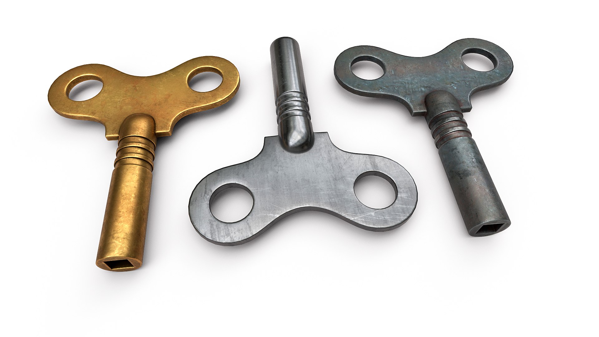 Winding Key 3D Model - TurboSquid 1852565