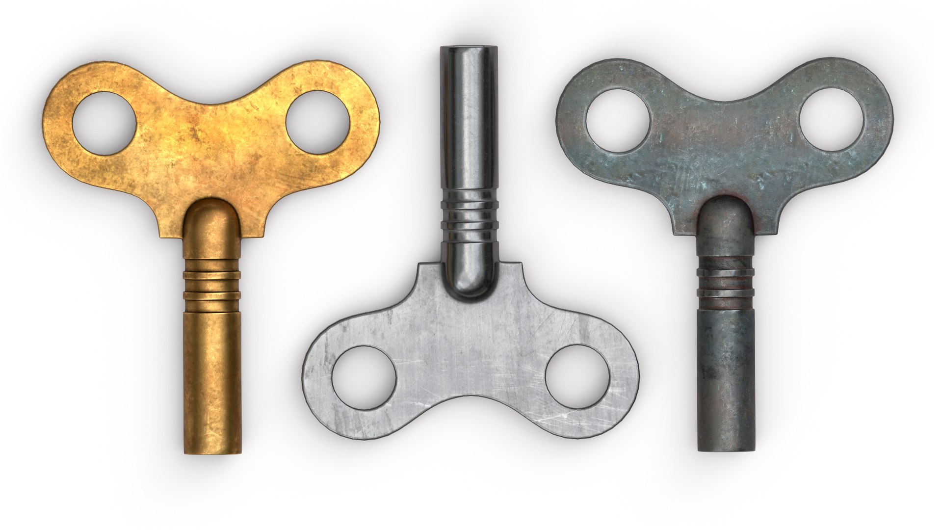 Winding Key 3D Model - TurboSquid 1852565