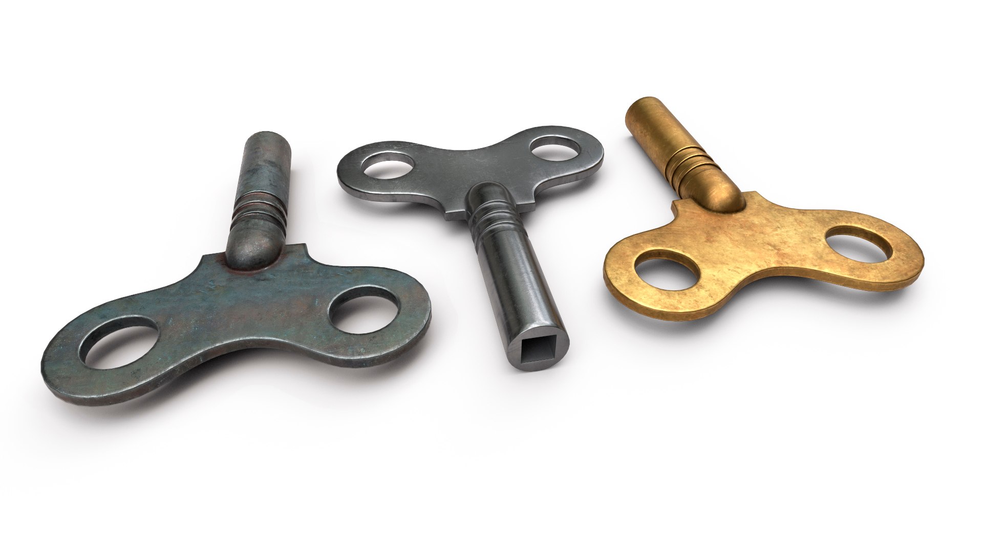 Winding Key 3D Model - TurboSquid 1852565