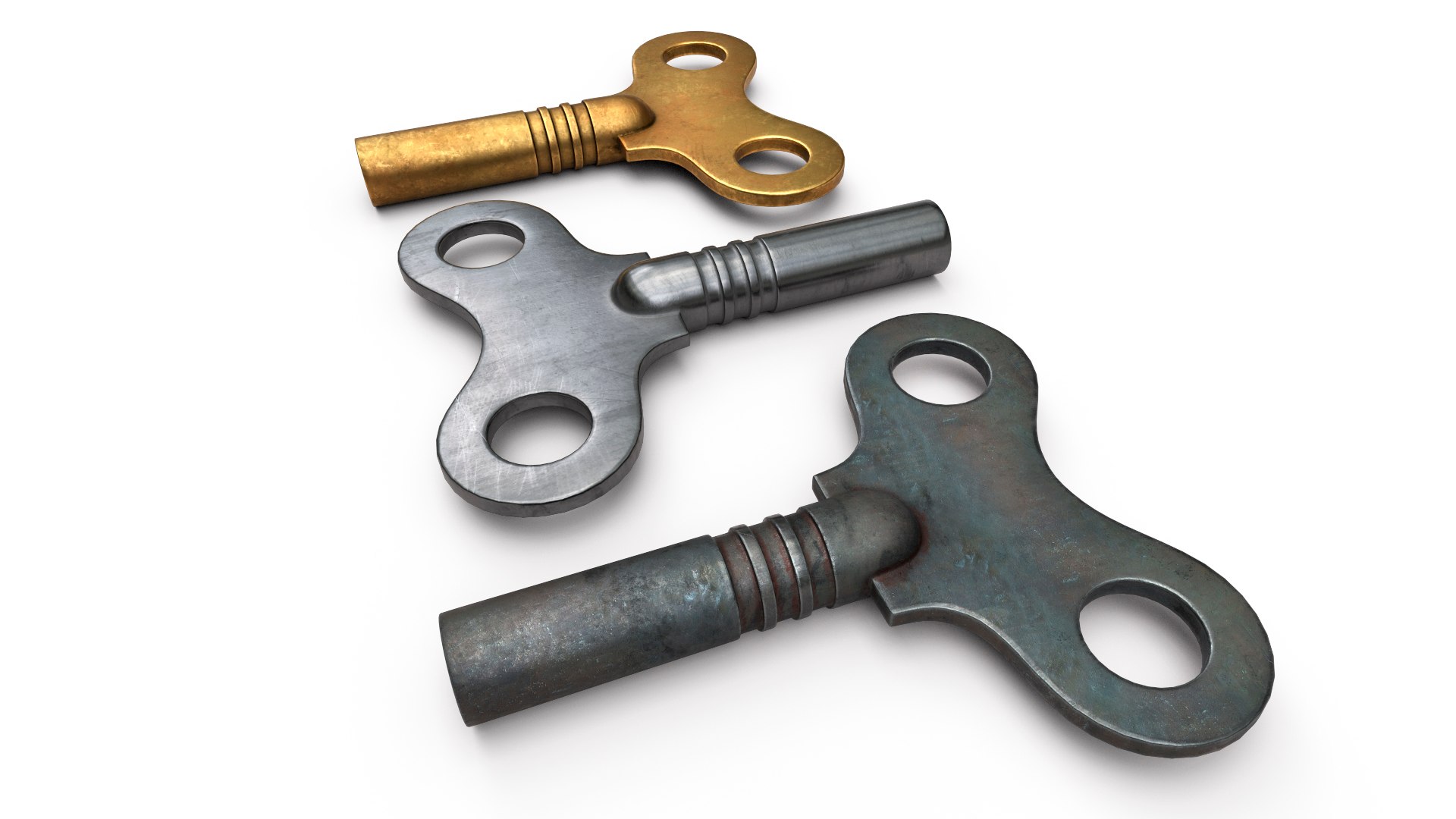 Winding Key 3D Model - TurboSquid 1852565