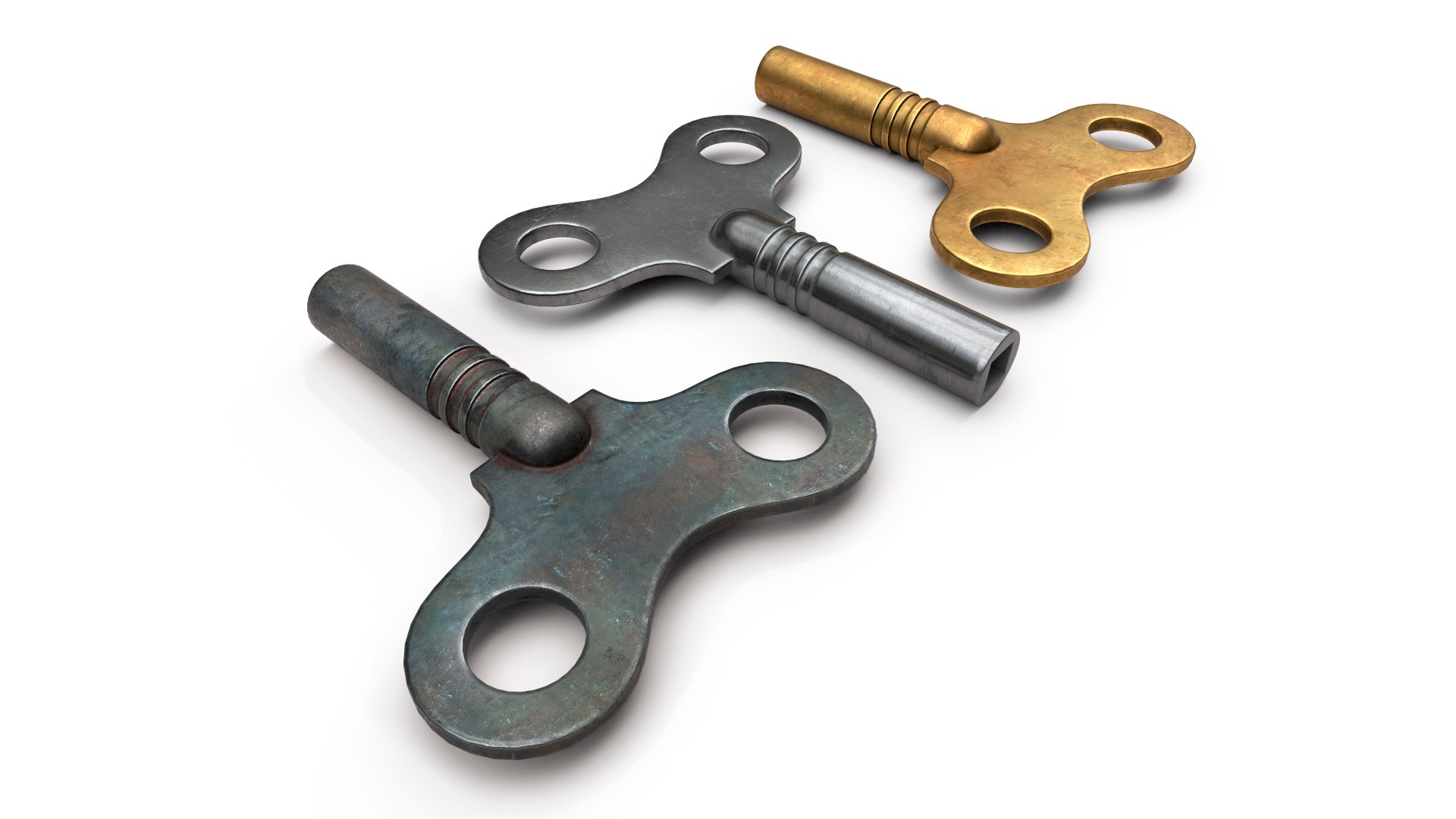 Winding Key 3D Model - TurboSquid 1852565