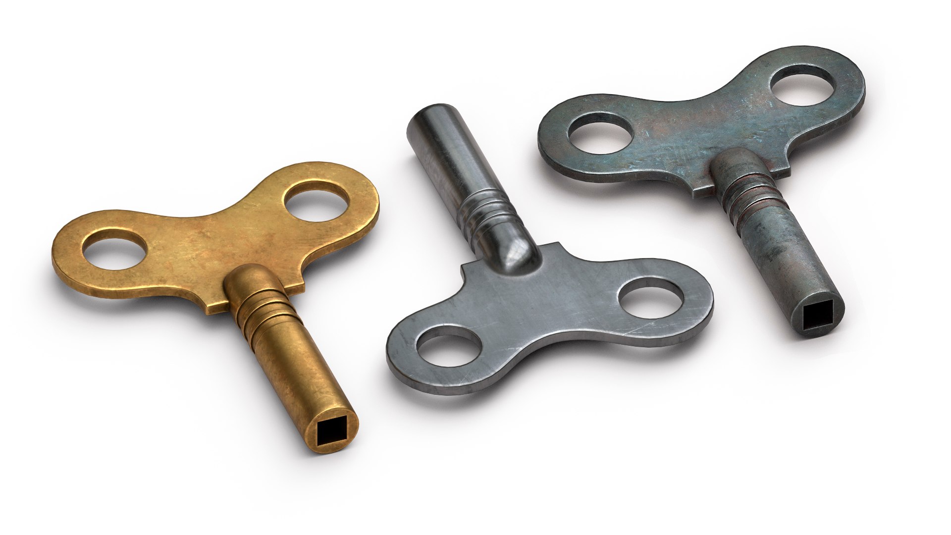 Winding Key 3D Model - TurboSquid 1852565