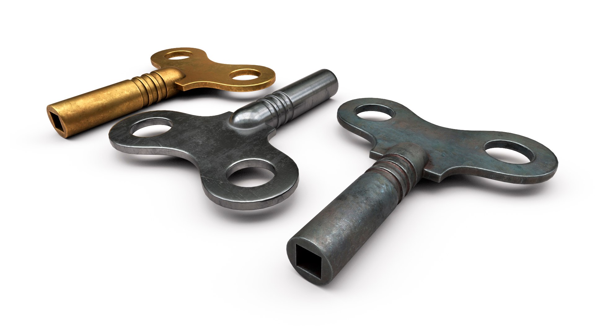 Winding Key 3D Model - TurboSquid 1852565