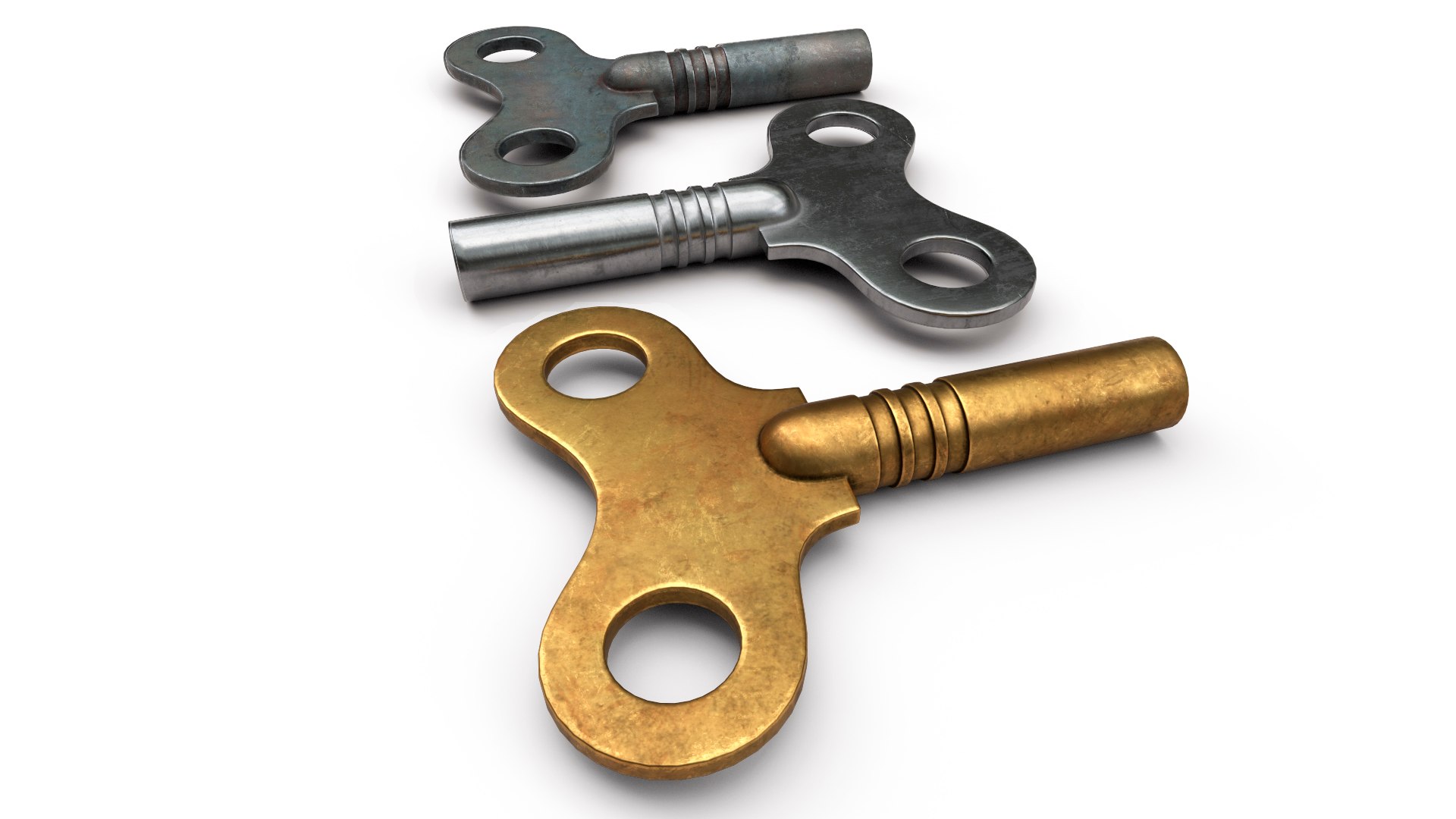 Winding Key 3D Model - TurboSquid 1852565