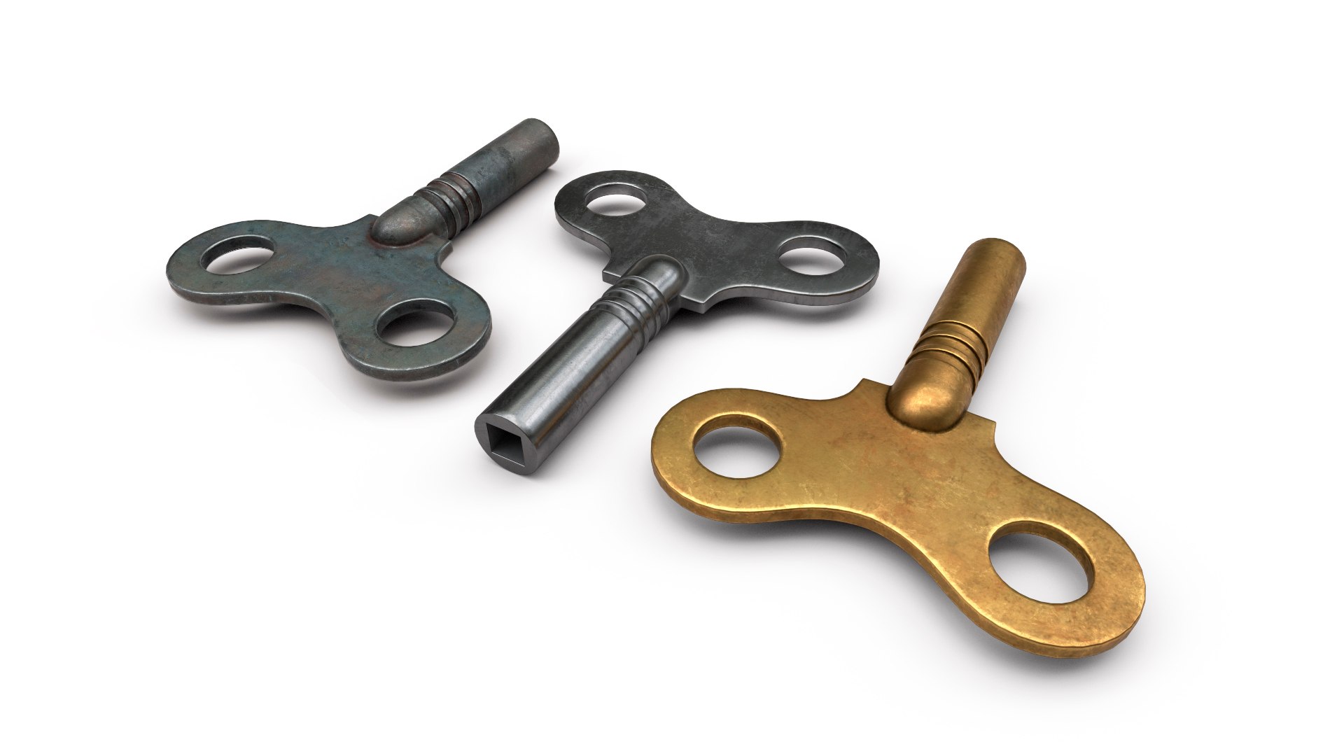 Winding Key 3D Model - TurboSquid 1852565