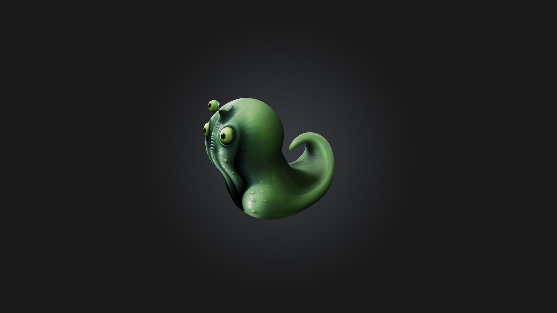 3D Cartoon Alien Tentacle - TurboSquid 2292024