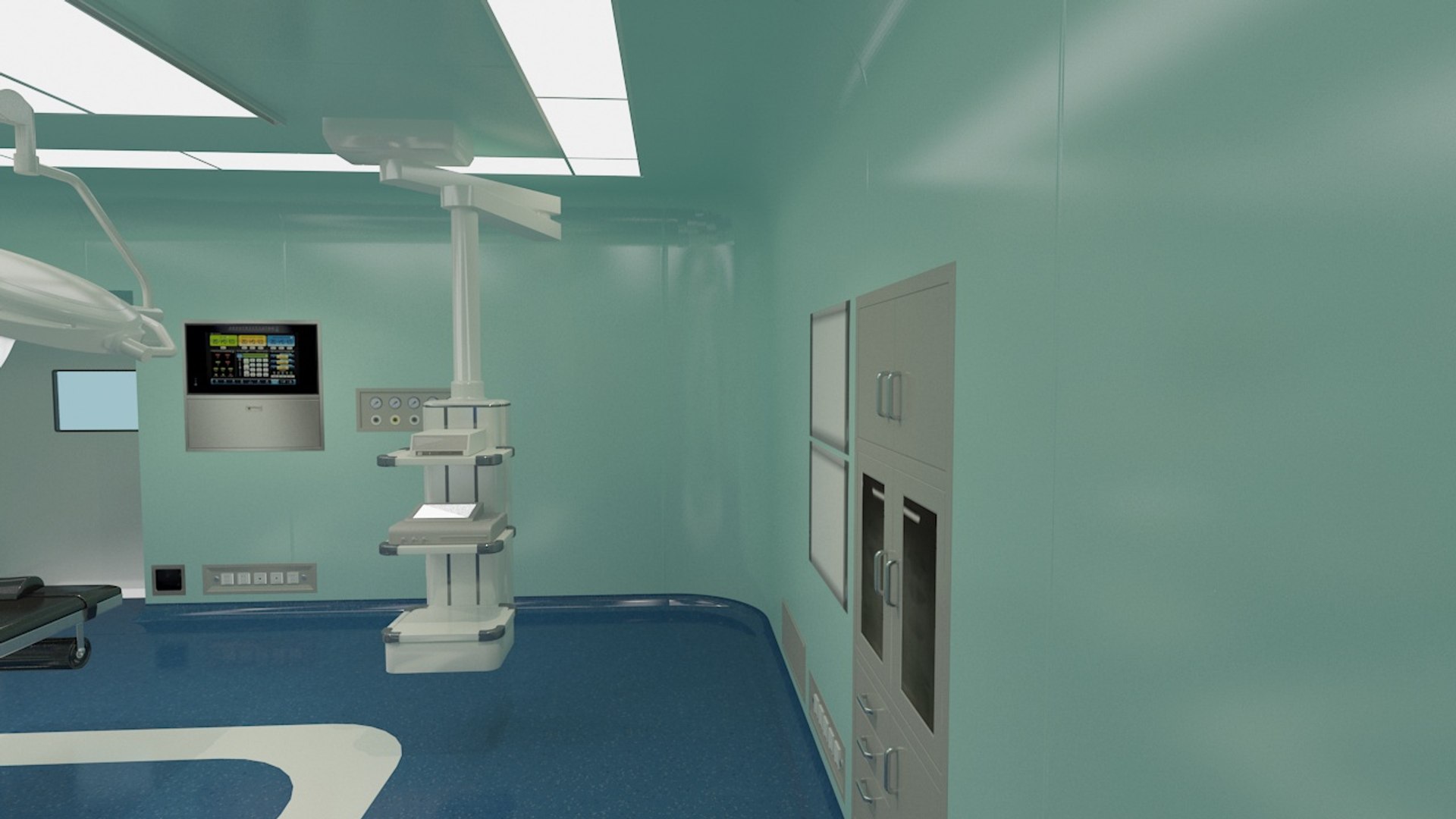3D Operation Room Model - TurboSquid 2258595