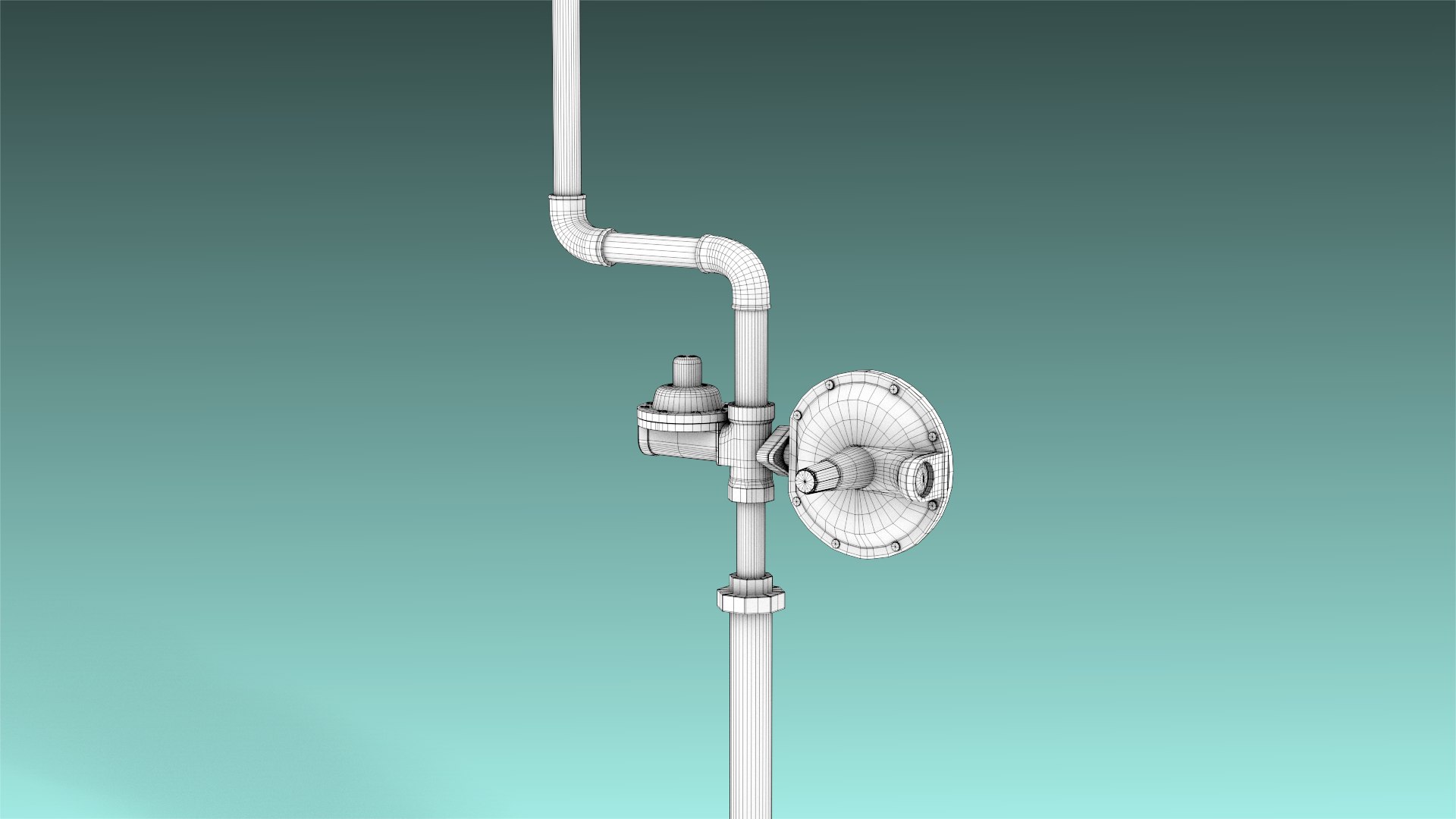 Low-poly Gas Regulator 3D Model - TurboSquid 1633579