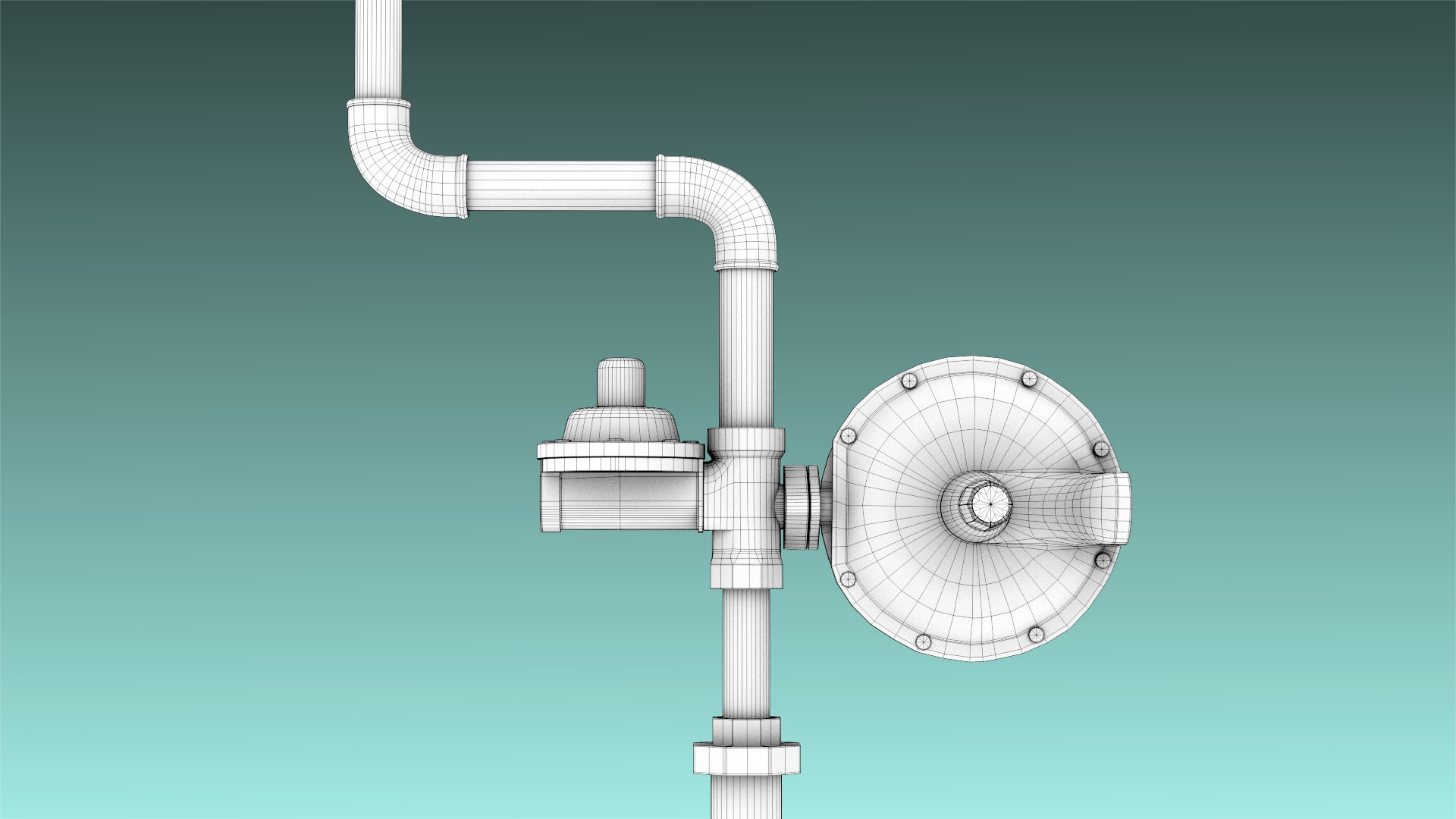 Low-poly Gas Regulator 3D Model - TurboSquid 1633579