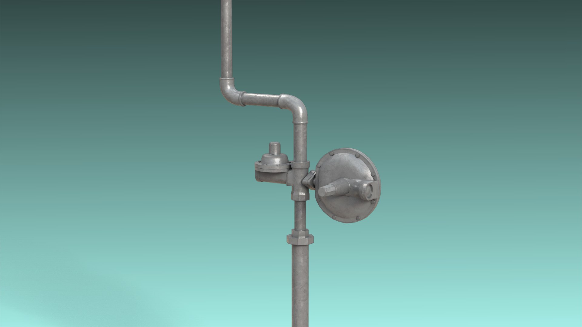 Low-poly Gas Regulator 3D Model - TurboSquid 1633579