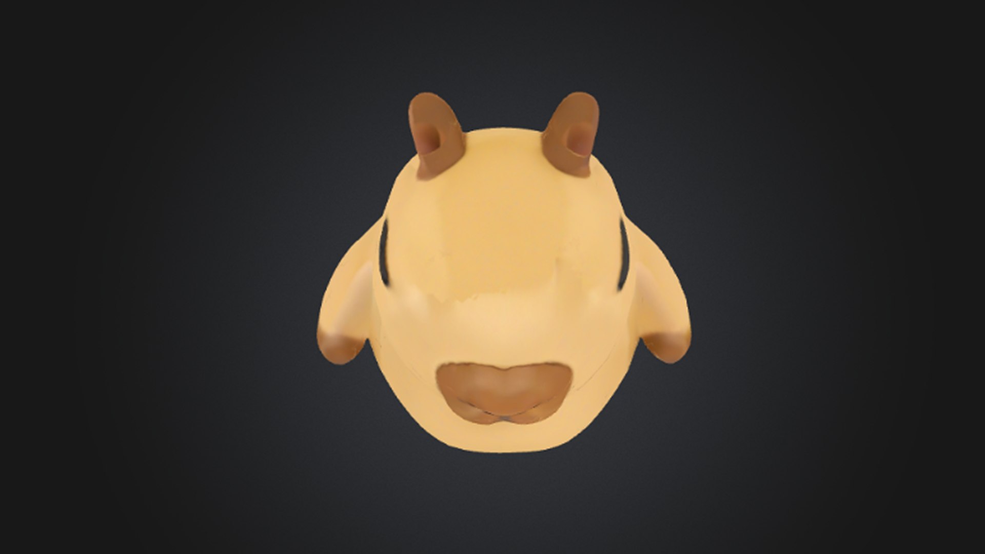 3D Cute Capybara Cartoon 3D Model For Printing Adorable Animal Figure ...