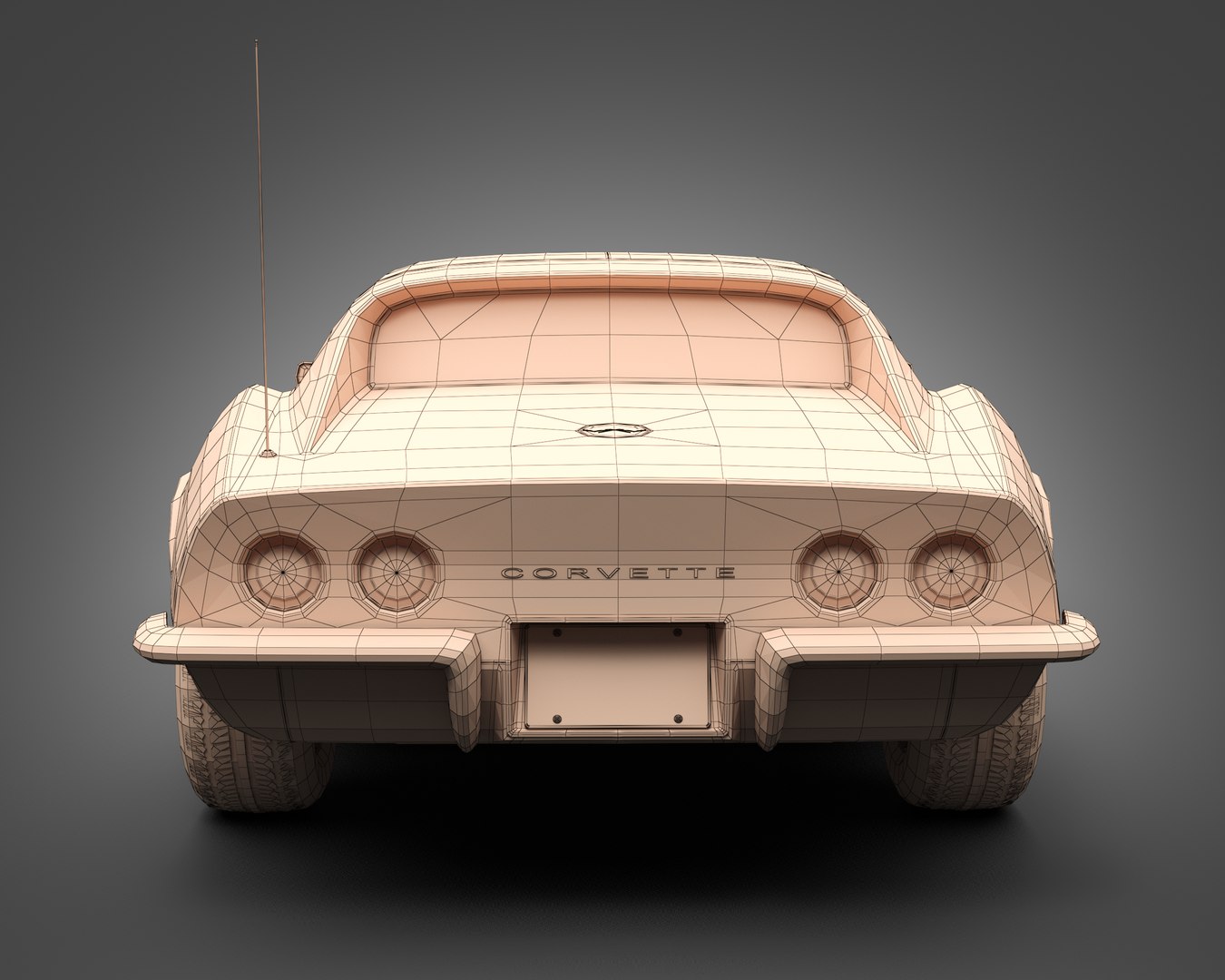 1969 Chevrolet Corvette 3D Model - TurboSquid 1743250