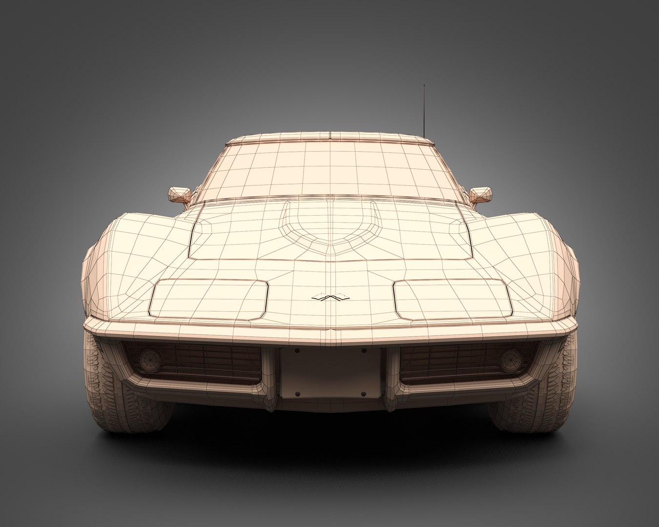 1969 Chevrolet Corvette 3D Model - TurboSquid 1743250