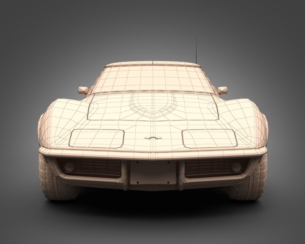 1969 Chevrolet Corvette 3D model - TurboSquid 1743250