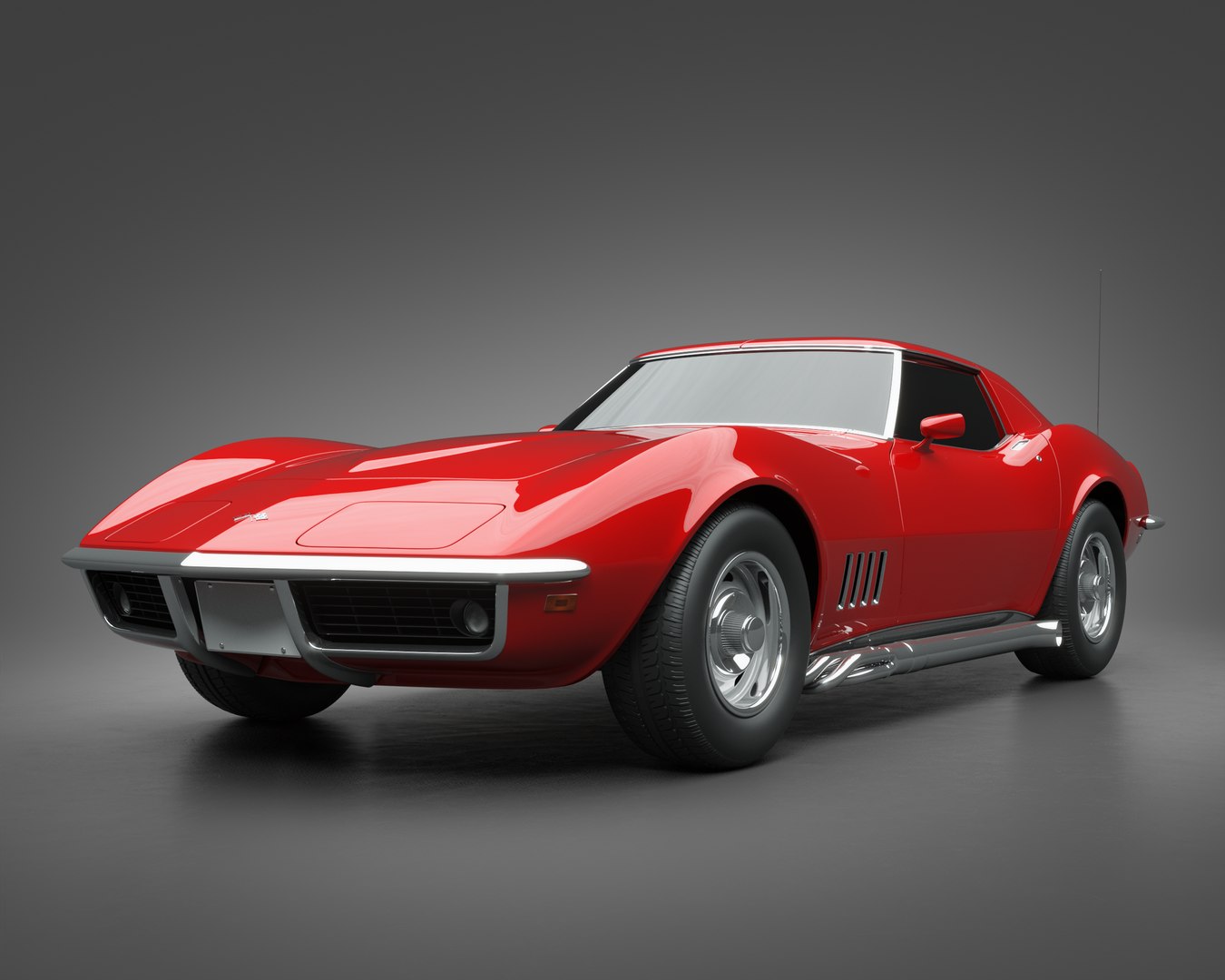 1969 Chevrolet Corvette 3D Model - TurboSquid 1743250
