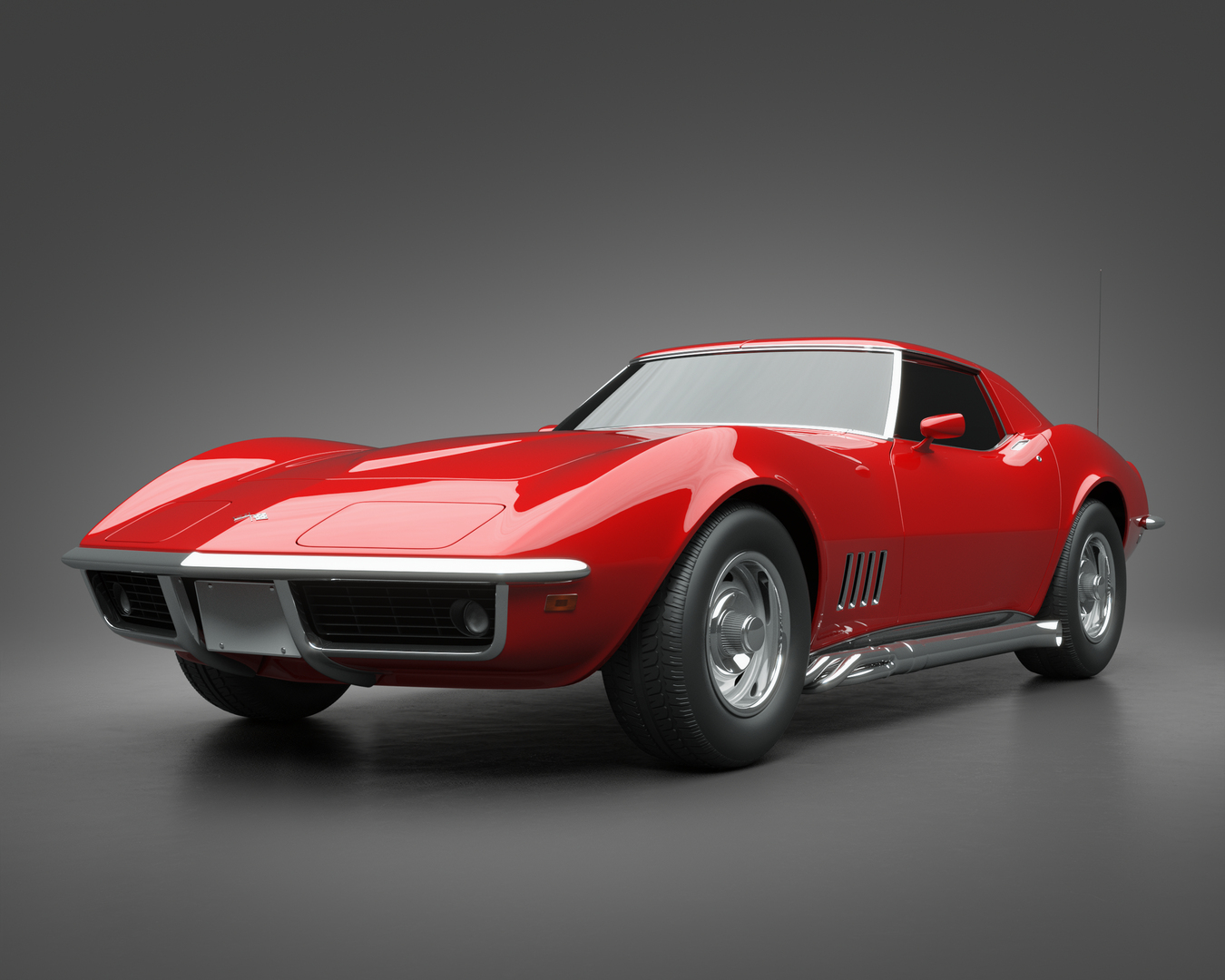 1969 Chevrolet Corvette 3D model - TurboSquid 1743250