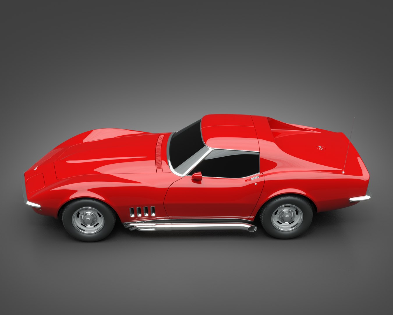 1969 Chevrolet Corvette 3D Model - TurboSquid 1743250