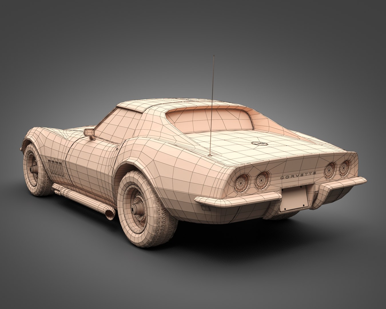 1969 Chevrolet Corvette 3D Model - TurboSquid 1743250