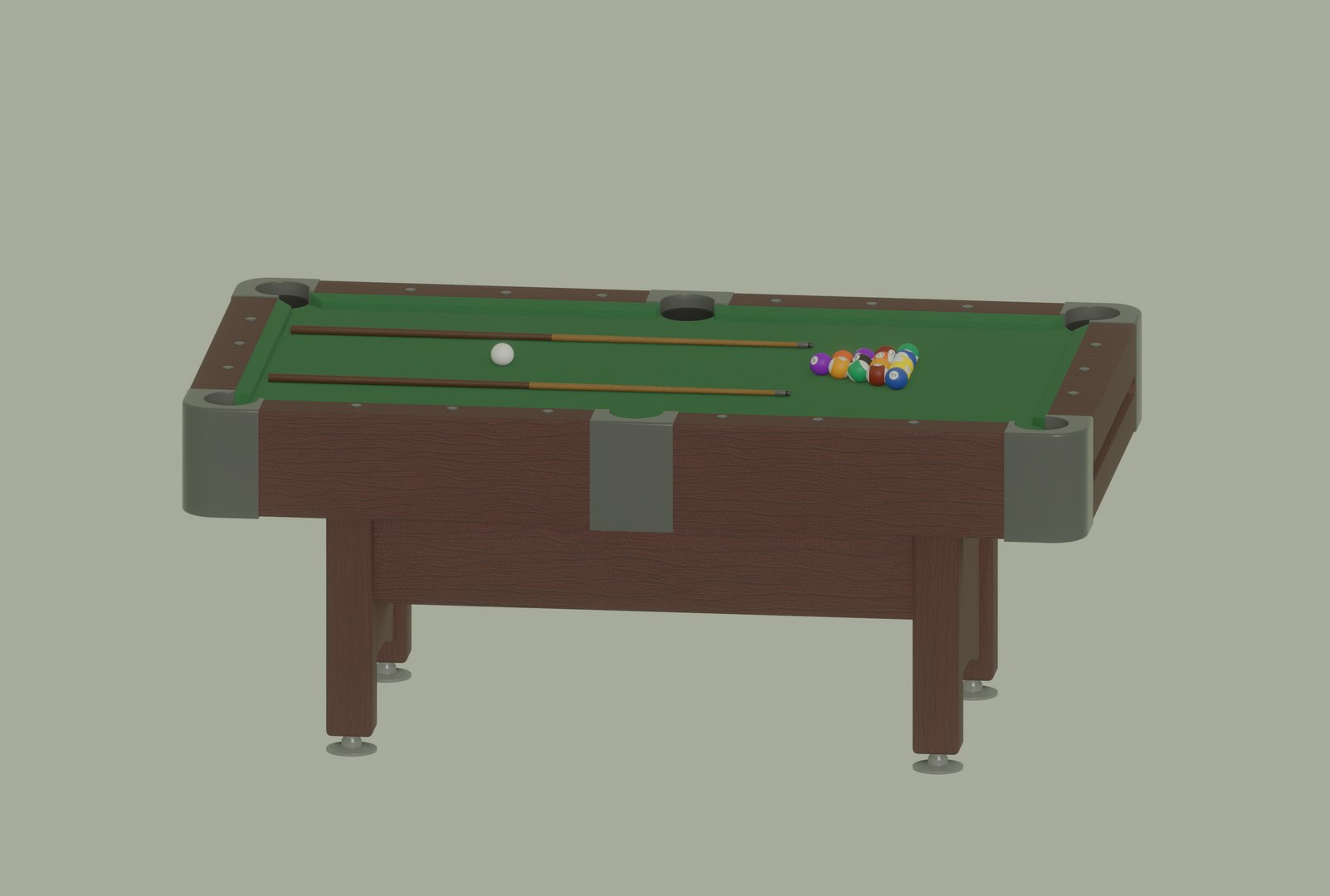 Billiard 3D Model - TurboSquid 2197223