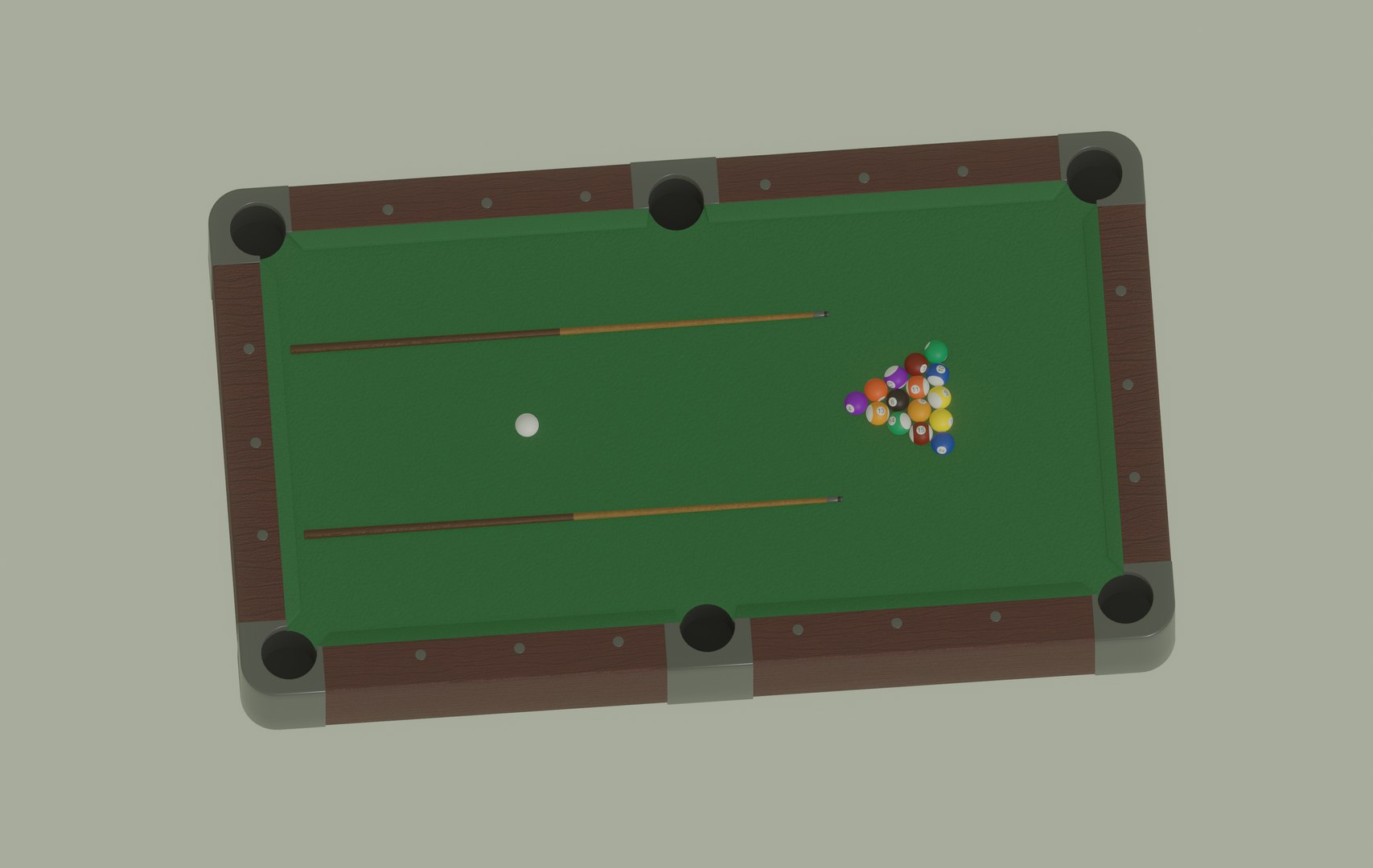 Billiard 3D Model - TurboSquid 2197223