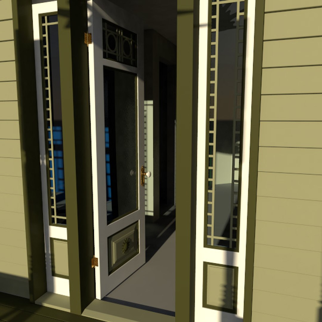 Queen Door 3d Max