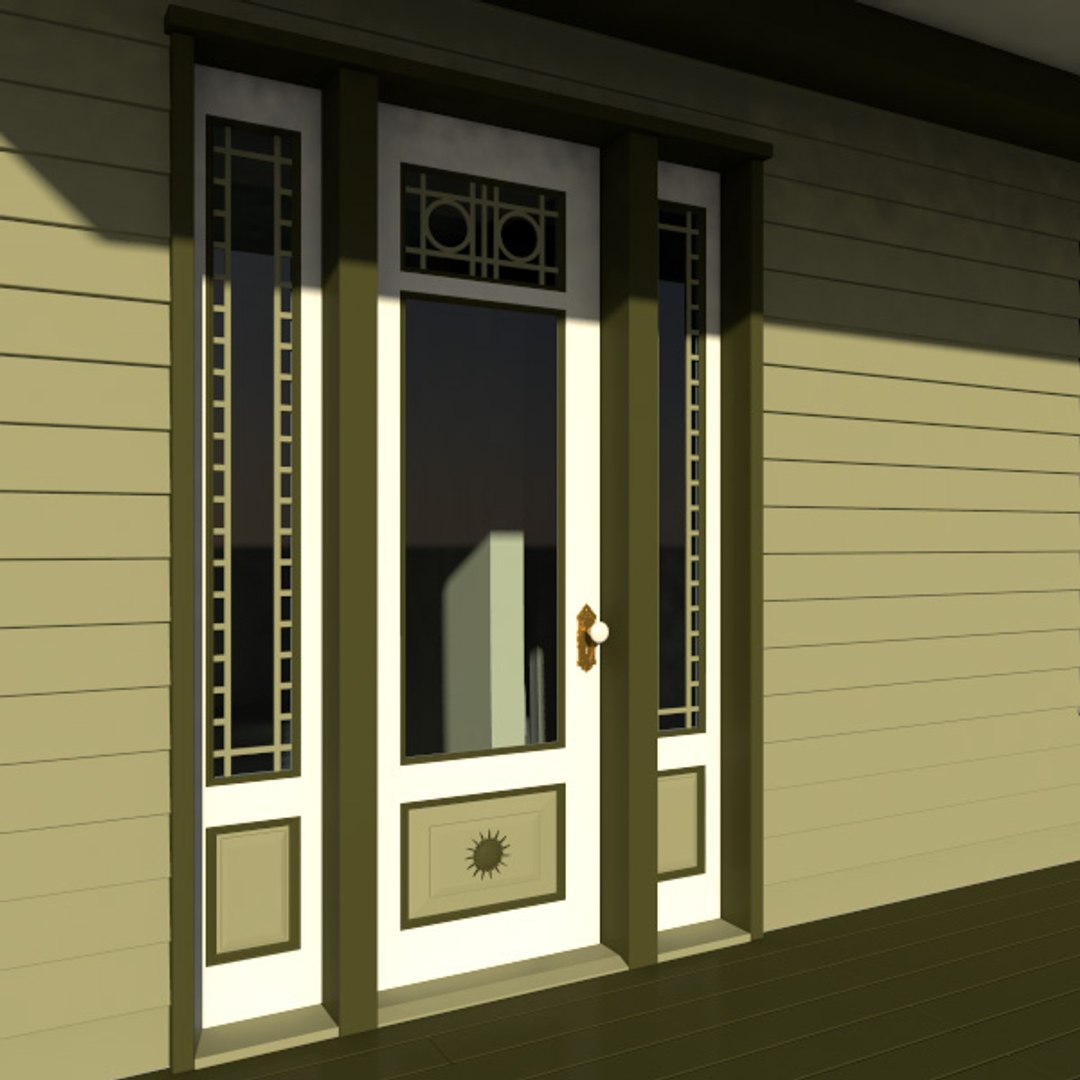 Queen Door 3d Max