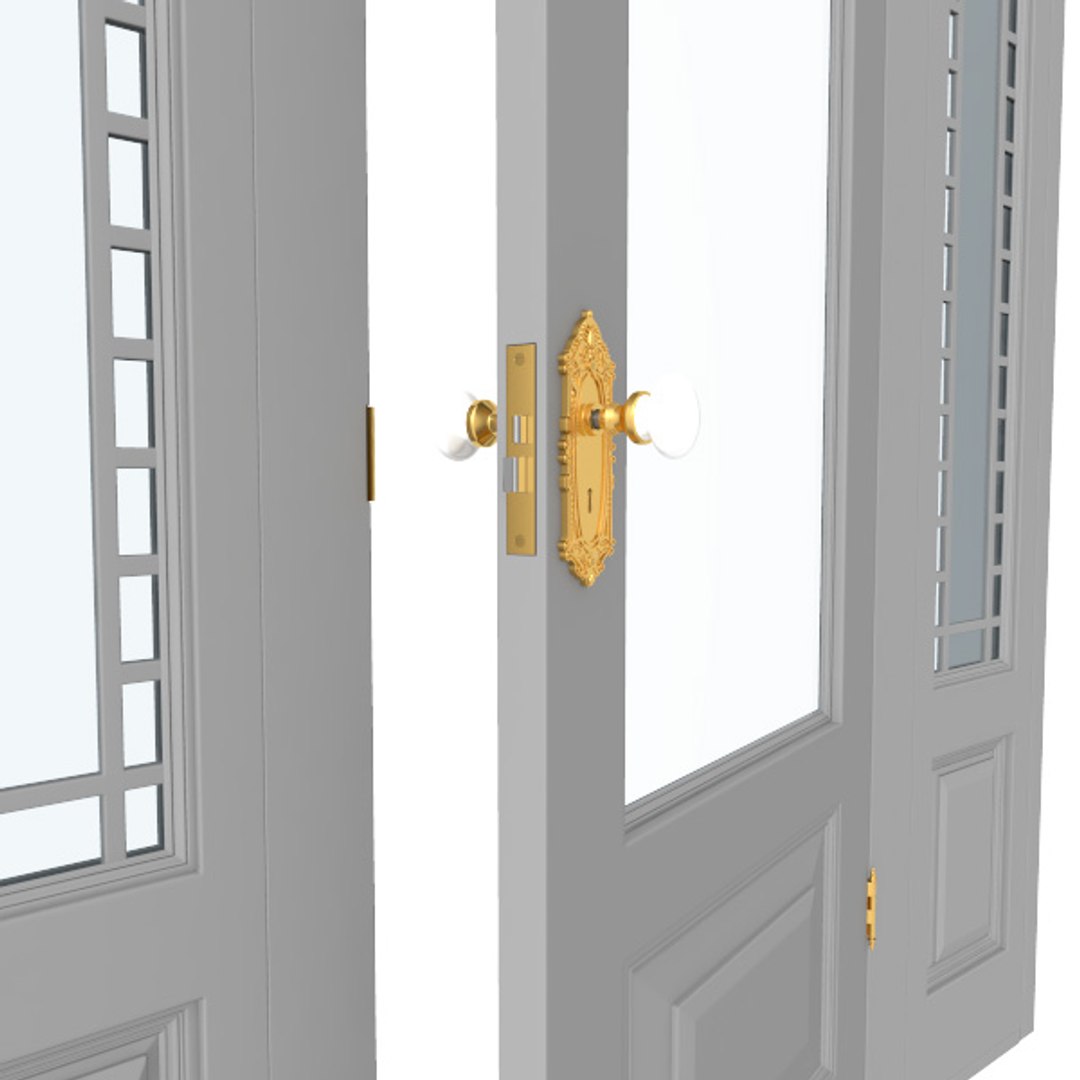 Queen Door 3d Max