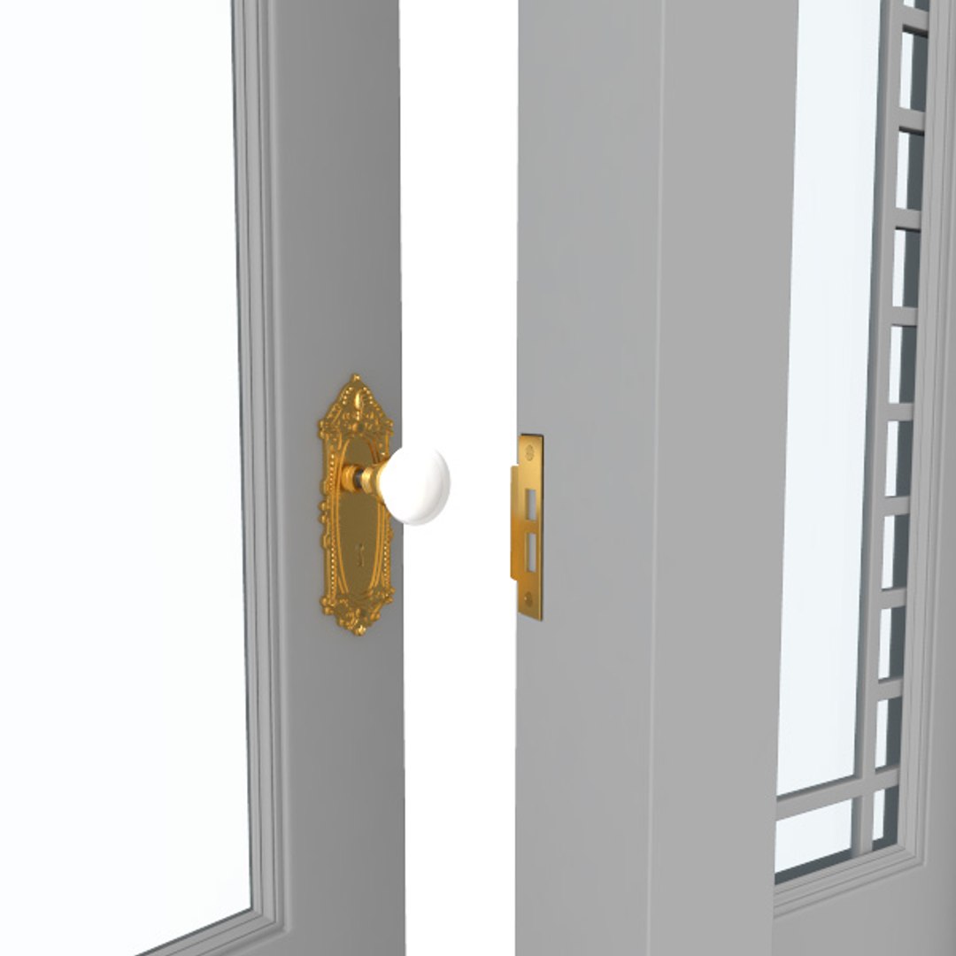 Queen Door 3d Max