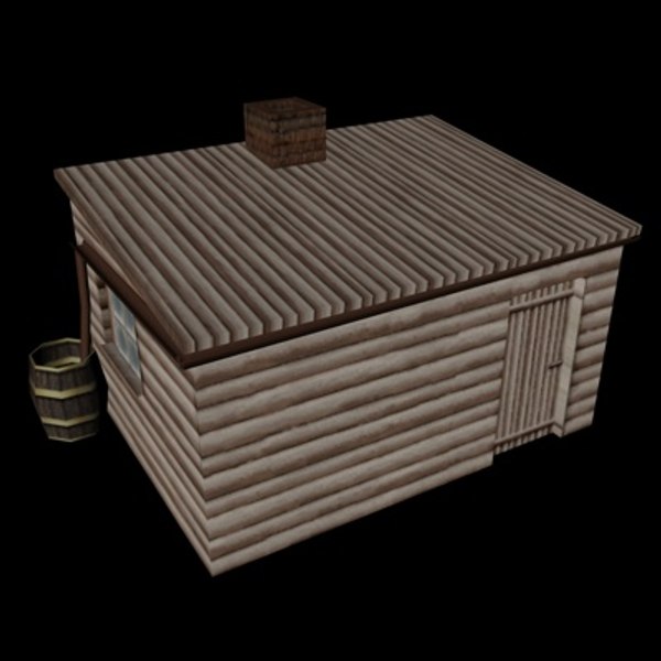 3d model cabin