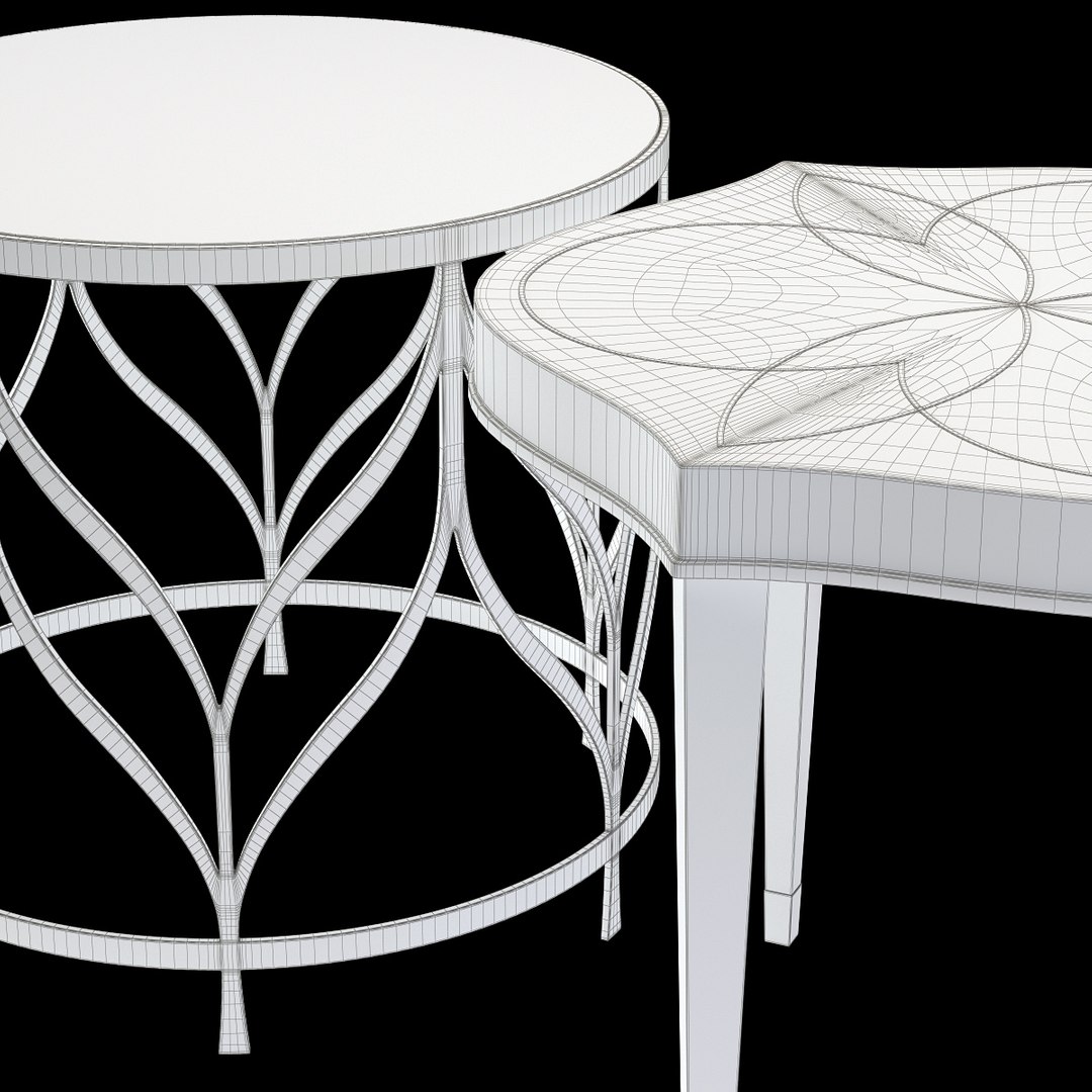Calista Accent Table 3D - TurboSquid 1421013