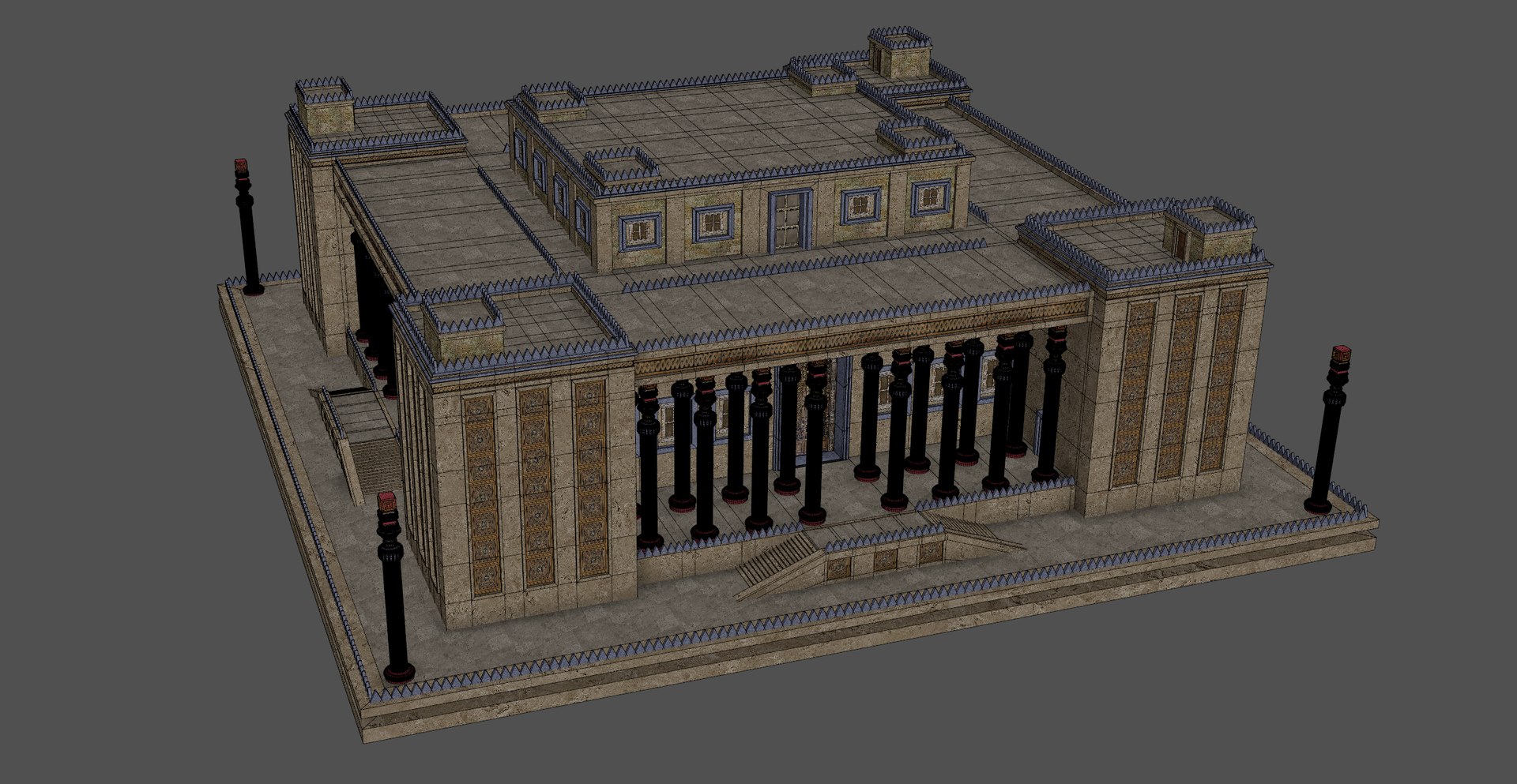 Apadana Palace V2 Persepolis 3D Model - TurboSquid 2366260