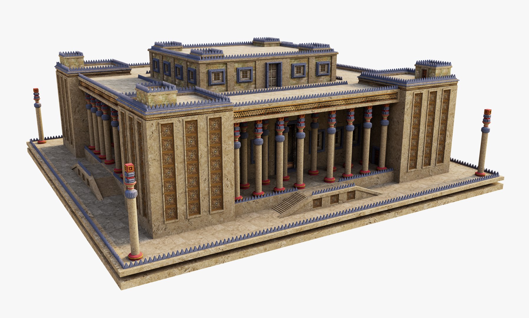 Apadana Palace V2 Persepolis 3D Model - TurboSquid 2366260