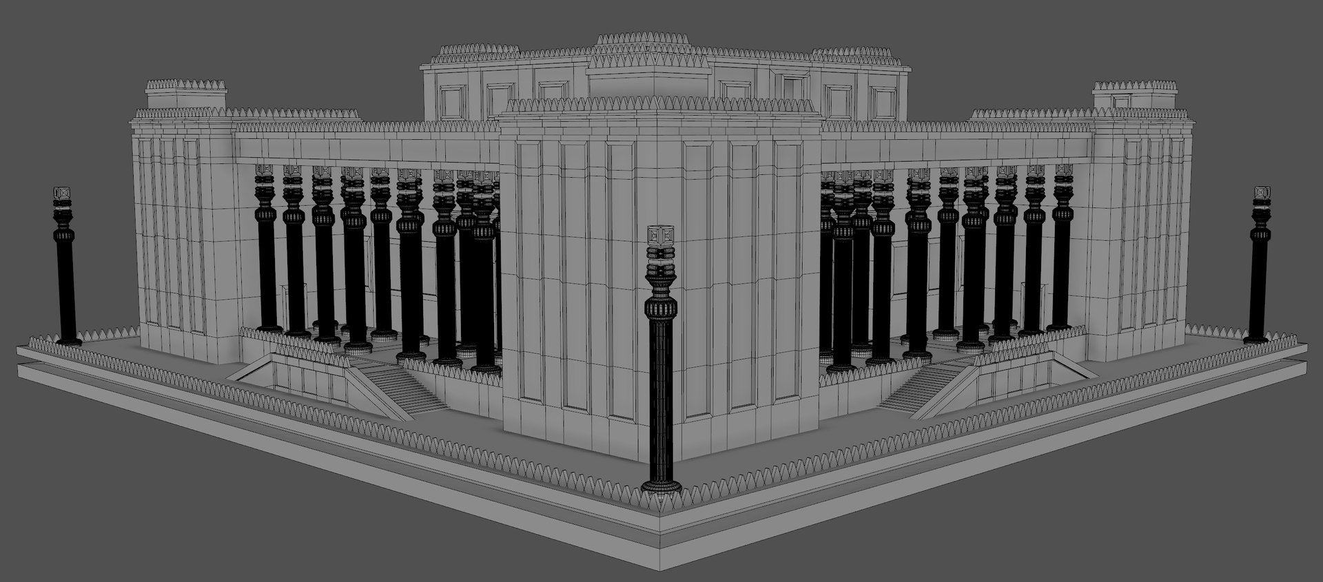 Apadana Palace V2 Persepolis 3D Model - TurboSquid 2366260