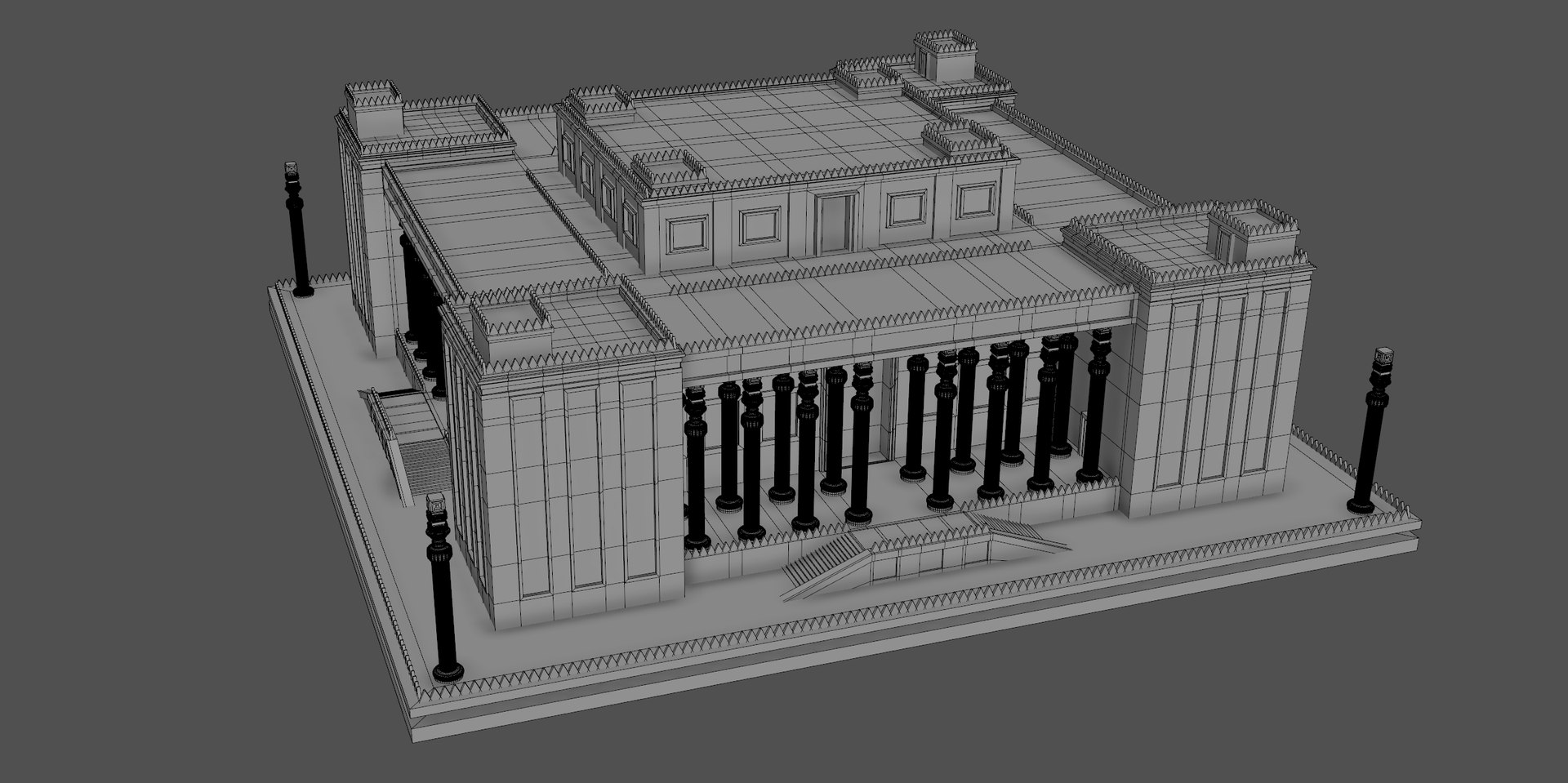 Apadana Palace V2 Persepolis 3D Model - TurboSquid 2366260