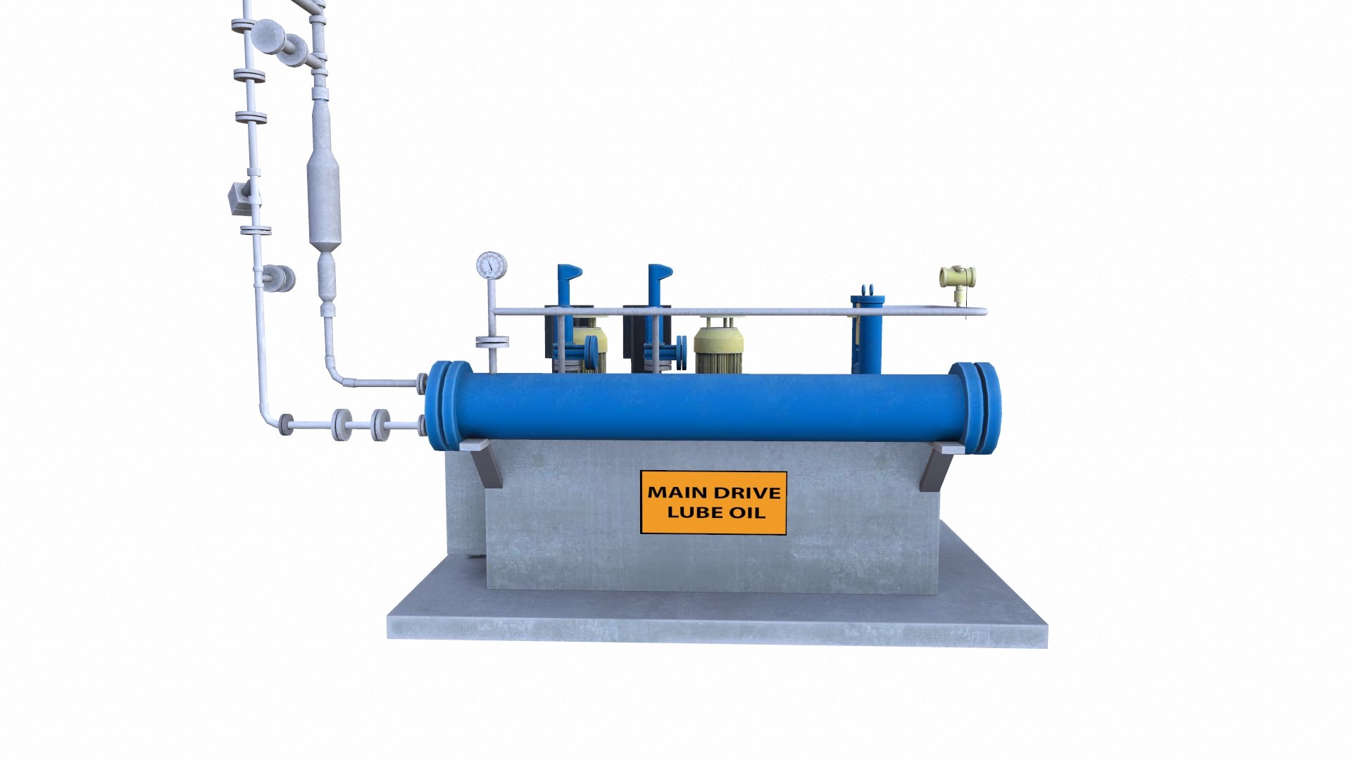 Main Drive Lube Oil 3D Model - TurboSquid 2345644