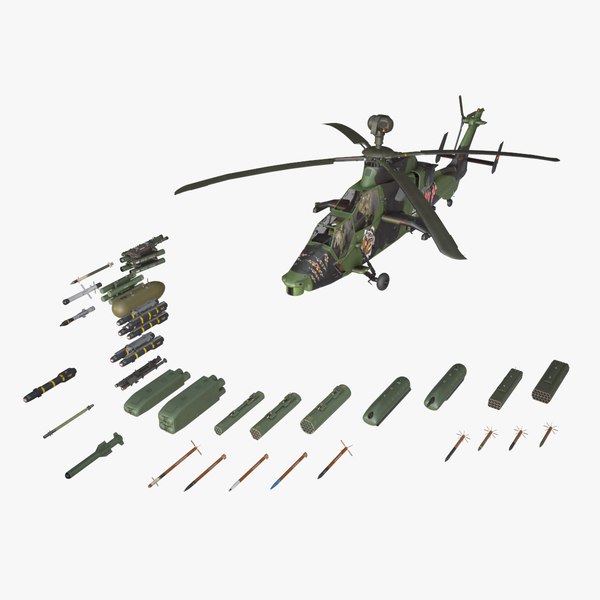 EC-665 タイガー HAC ドイツ 静的3Dモデル - TurboSquid 2244180